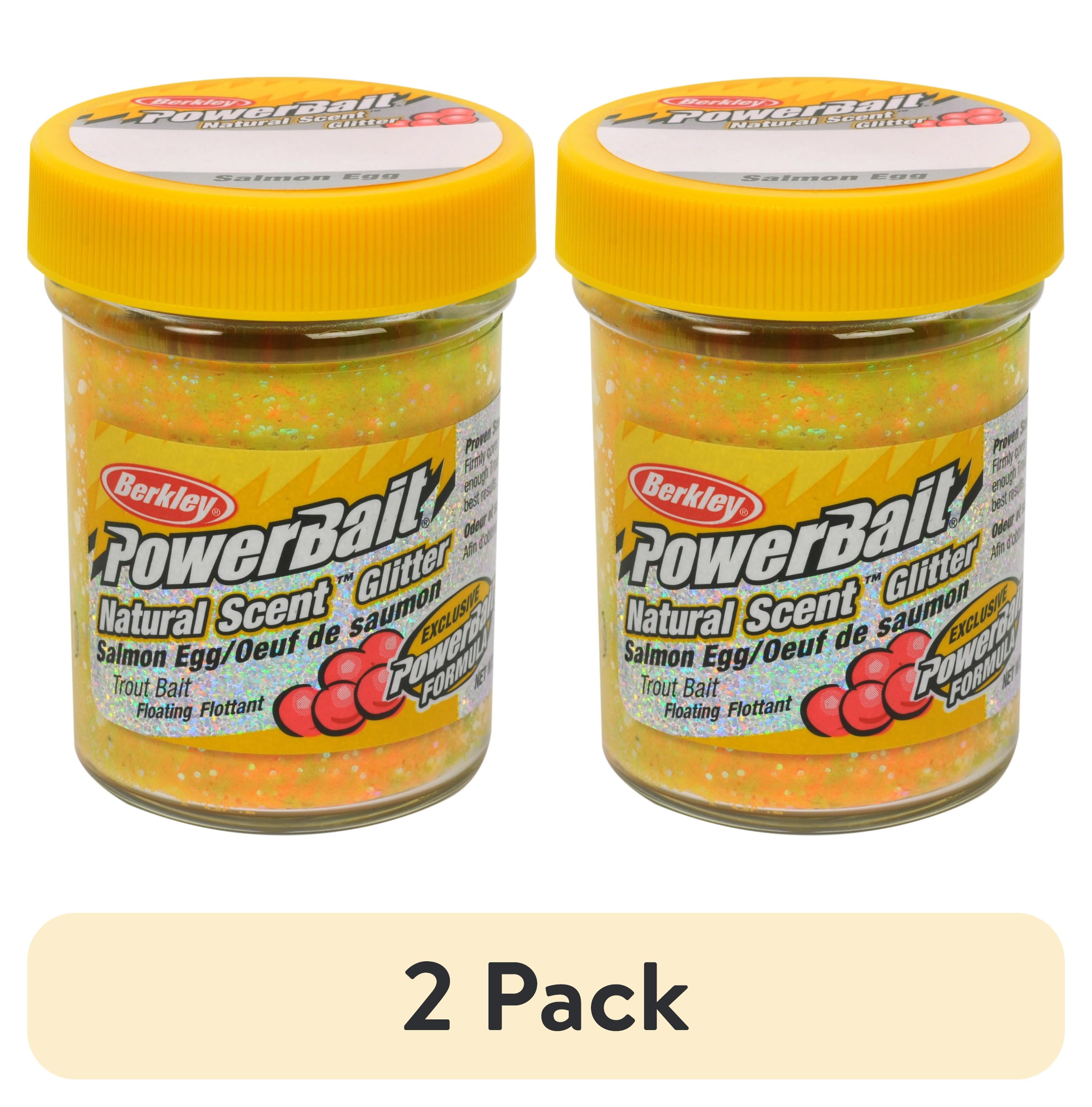 Berkley PowerBait Glitter Trout Dough Bait 2 Pack - Irresistible Scent ...