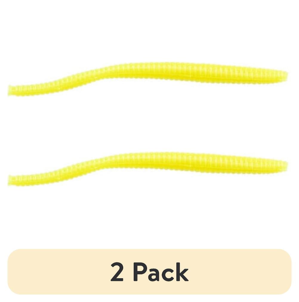 (2 pack) Berkley PowerBait Power Floating Trout Worm Fishing Bait, Chartreuse, 3in | 8cm ...