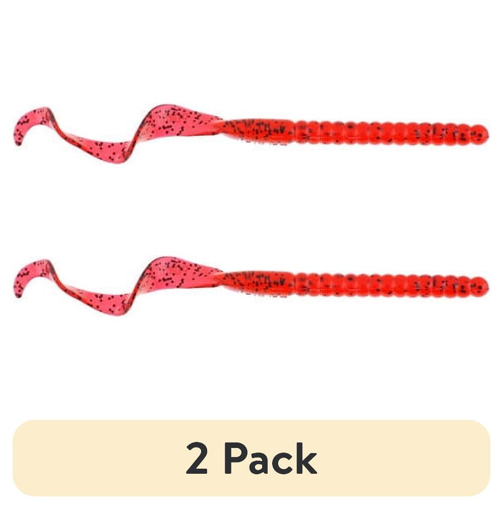 (2 pack) Berkley PowerBait® Power Worm Fishing Bait, Cherryseed, 7in ...