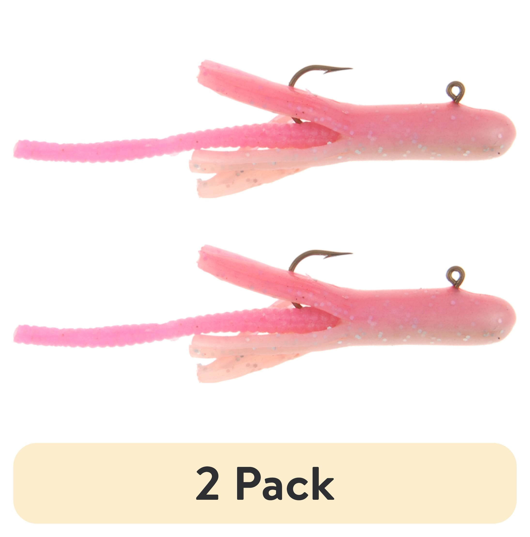 (2 pack) Berkley PowerBait Pre-Rigged Atomic Teasers Fishing Bait, Pink ...