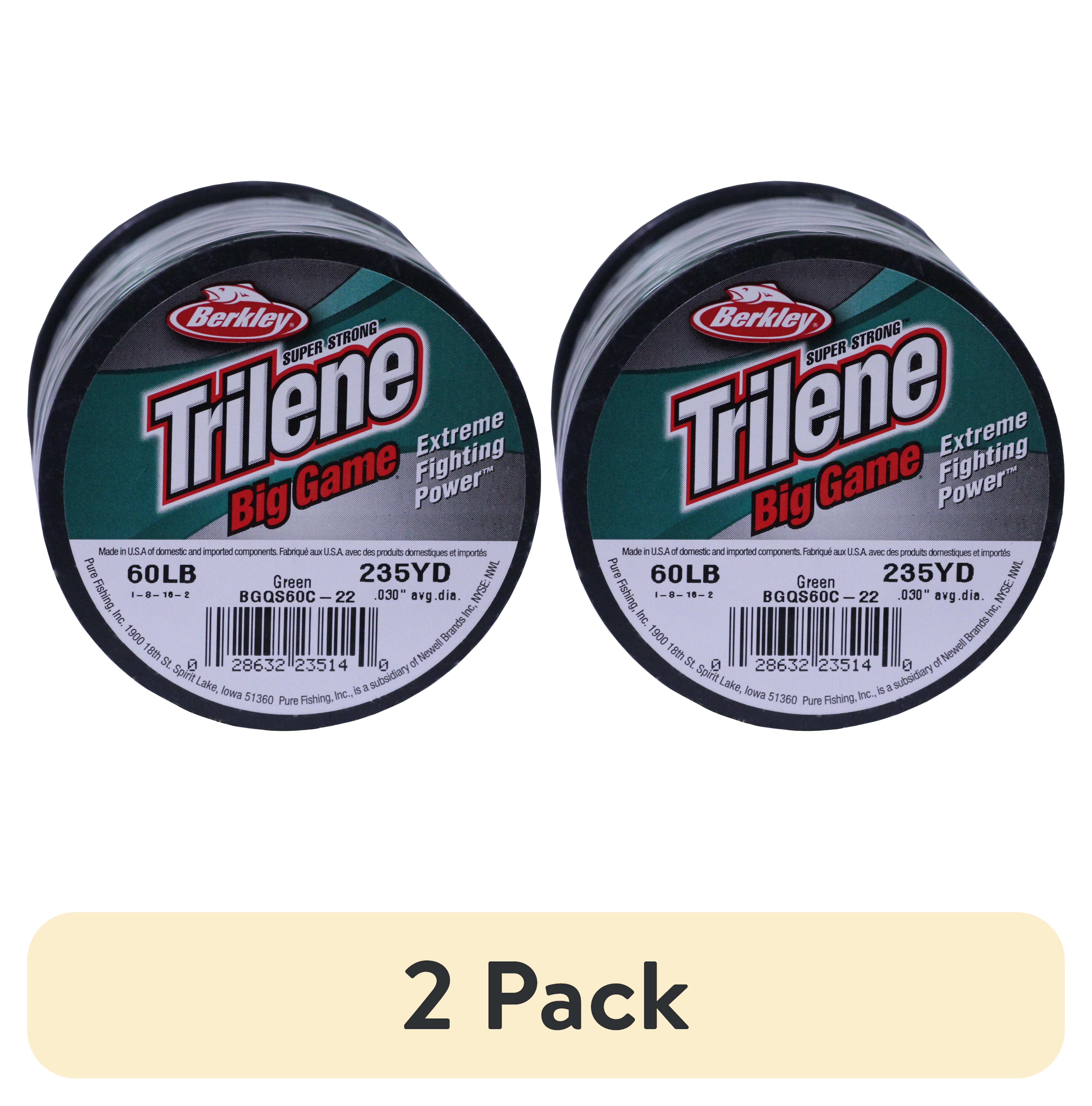 (2 pack) Berkley Trilene® Big Game™ Monofilament Fishing Line, Green ...
