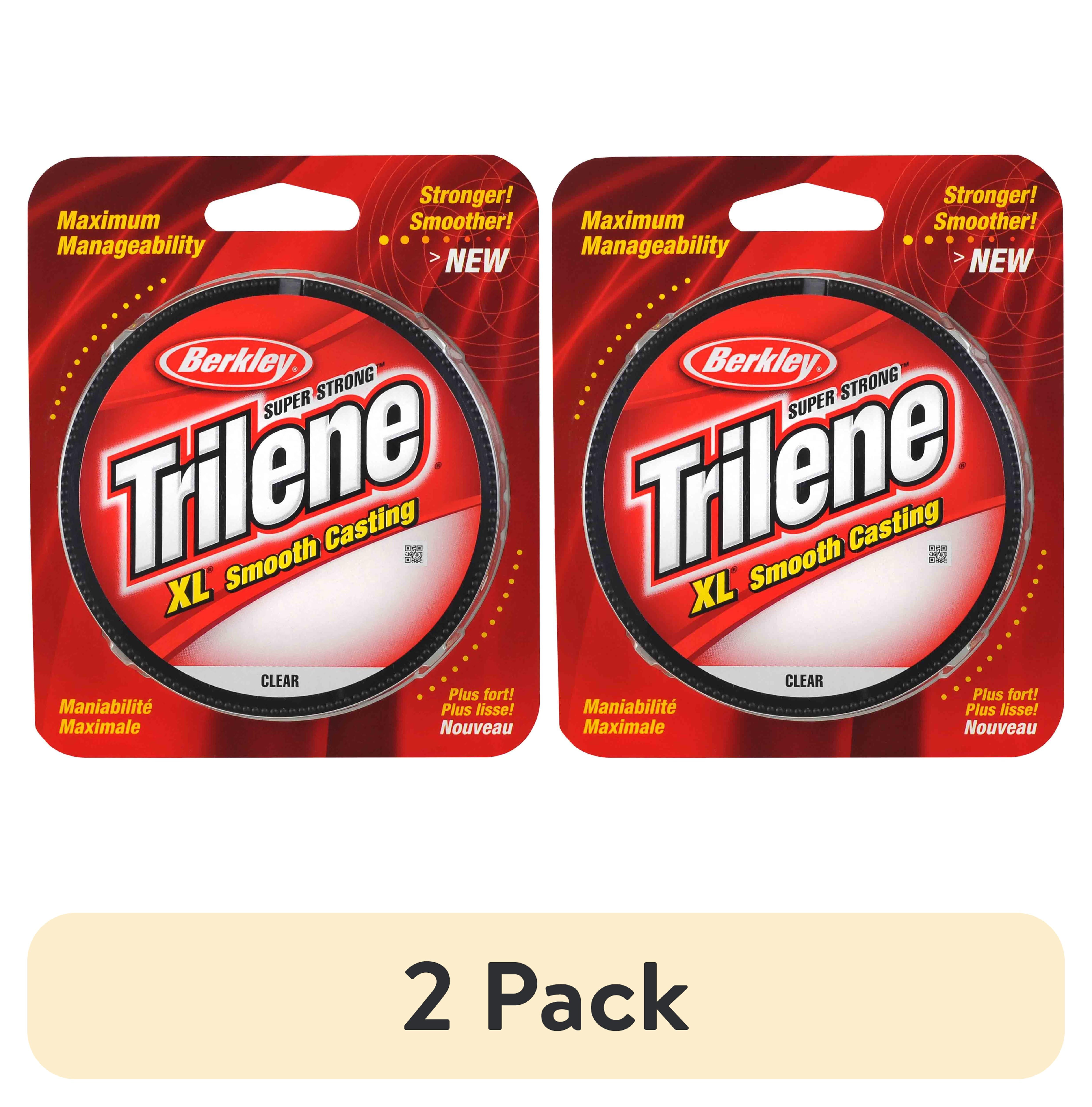 (2 pack) Berkley Trilene® XL® Monofilament Fishing Line, Clear, 10 lb ...