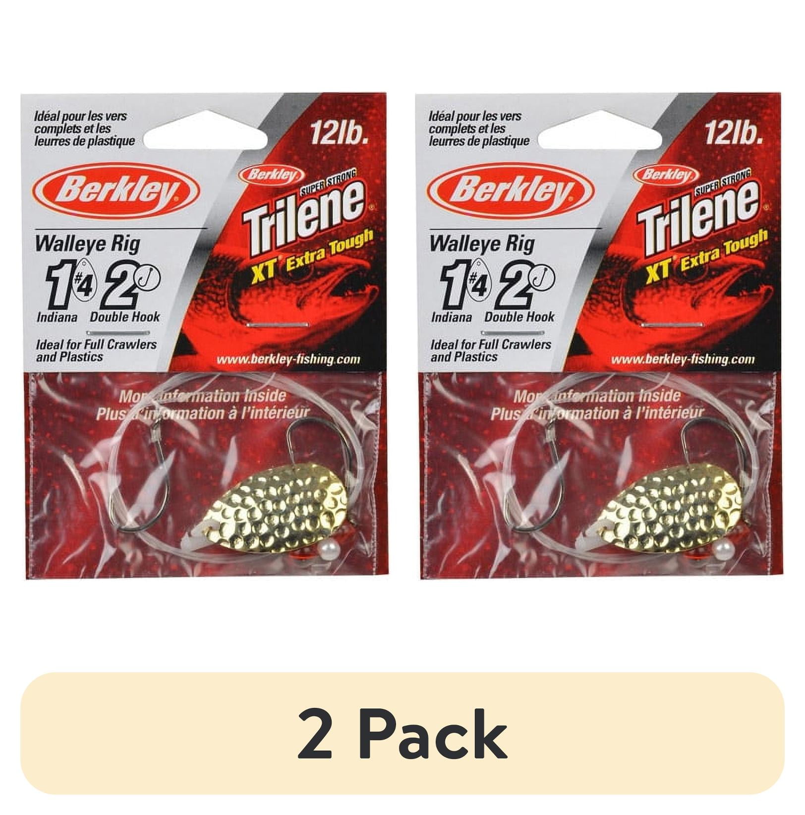 (2 pack) Berkley Walleye Rigs - Indiana Style Fishing Rigs - Walmart.com