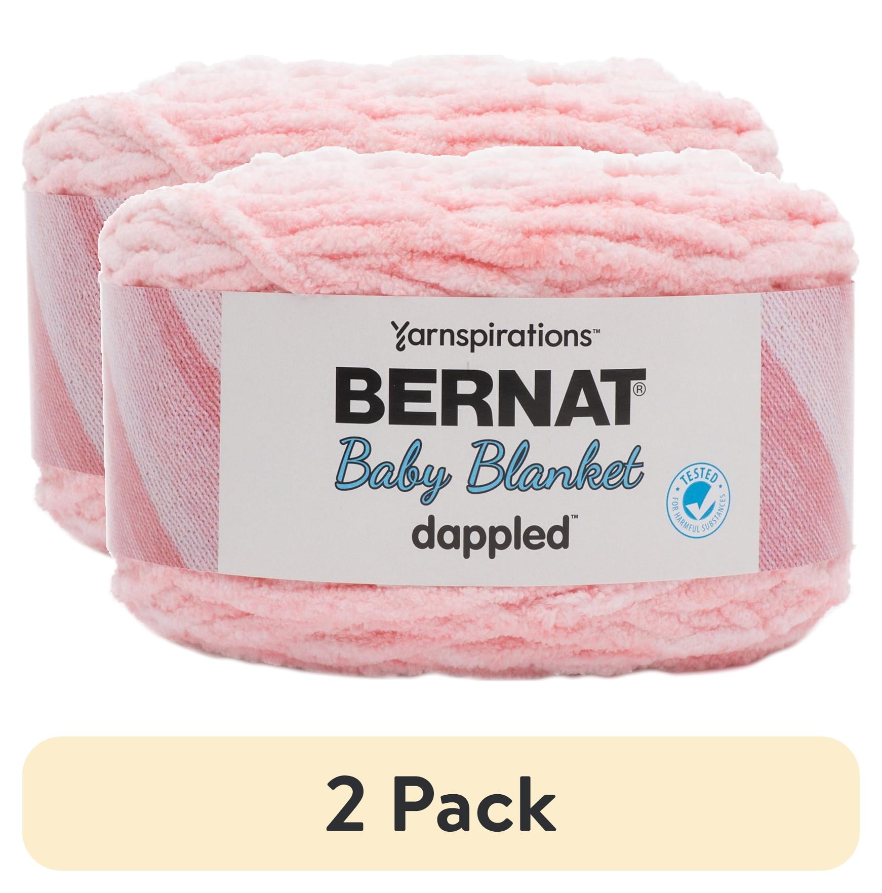 (1 pack) Bernat Baby Blanket Dappled Yarn-Ever After Pink - Walmart.com
