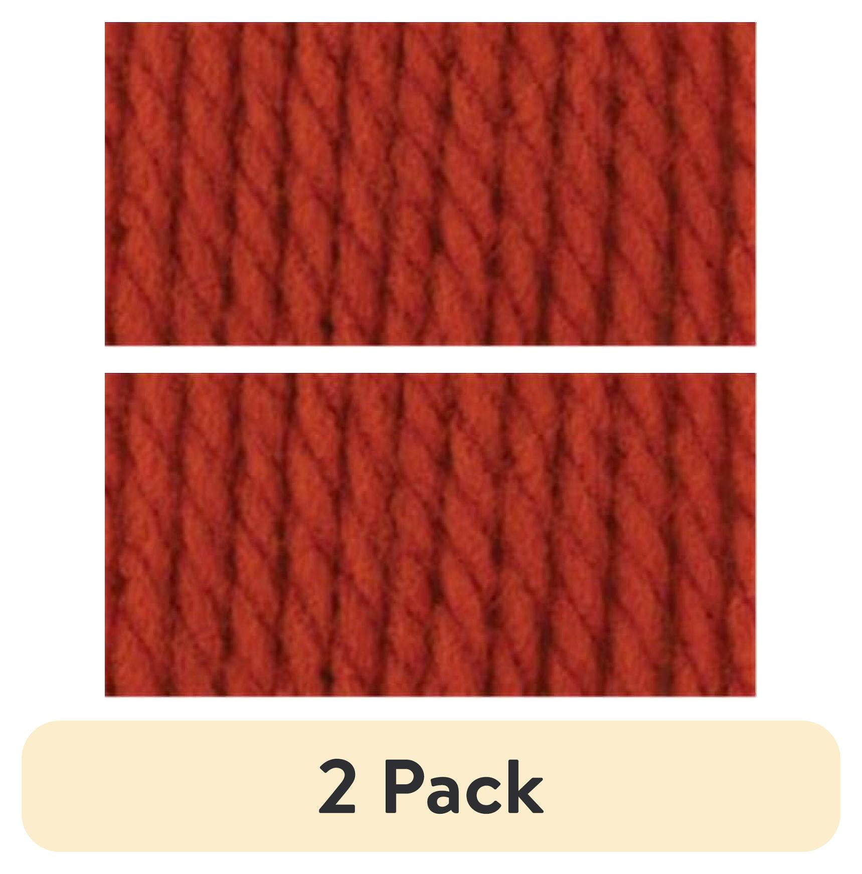 (2 pack) Bernat® Softee® Chunky™ #6 Super Bulky Acrylic Yarn, Pumpkin 3 ...