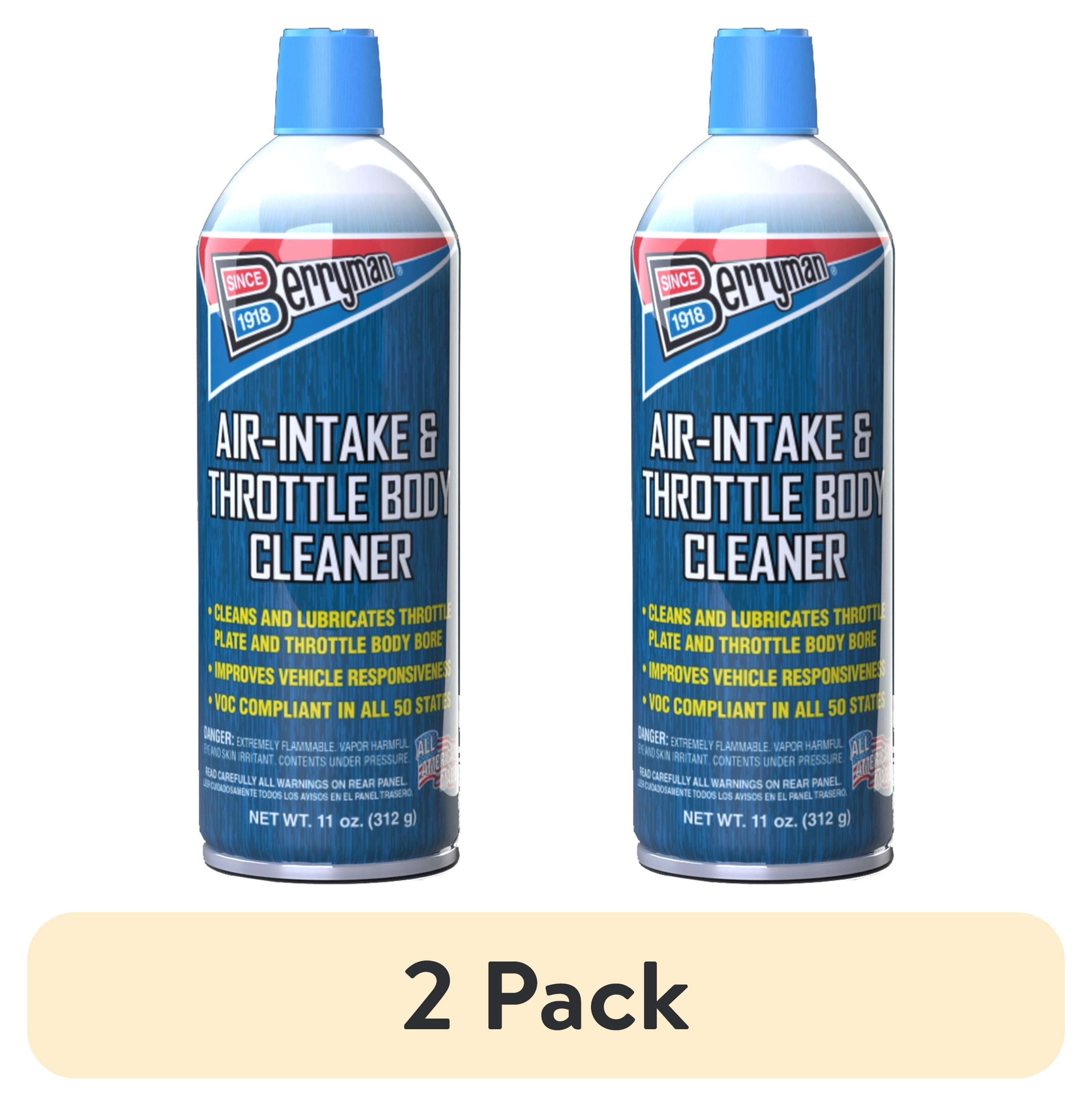 (2 pack) Berryman Products 2209 Air Intake and Throttle Body Cleaner ...