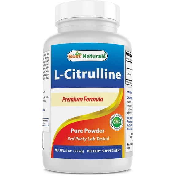 (2 pack) Best Naturals L-Citrulline Powder 8 OZ - Walmart.com