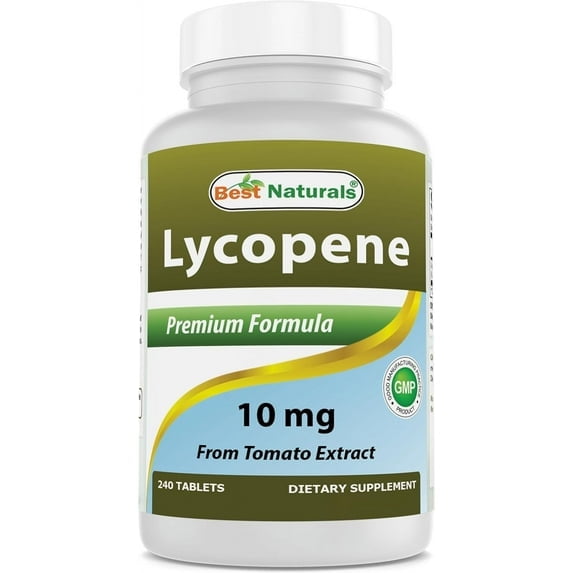 (2 pack) Best Naturals Lycopene 10 mg 240 Tablets - Walmart.com