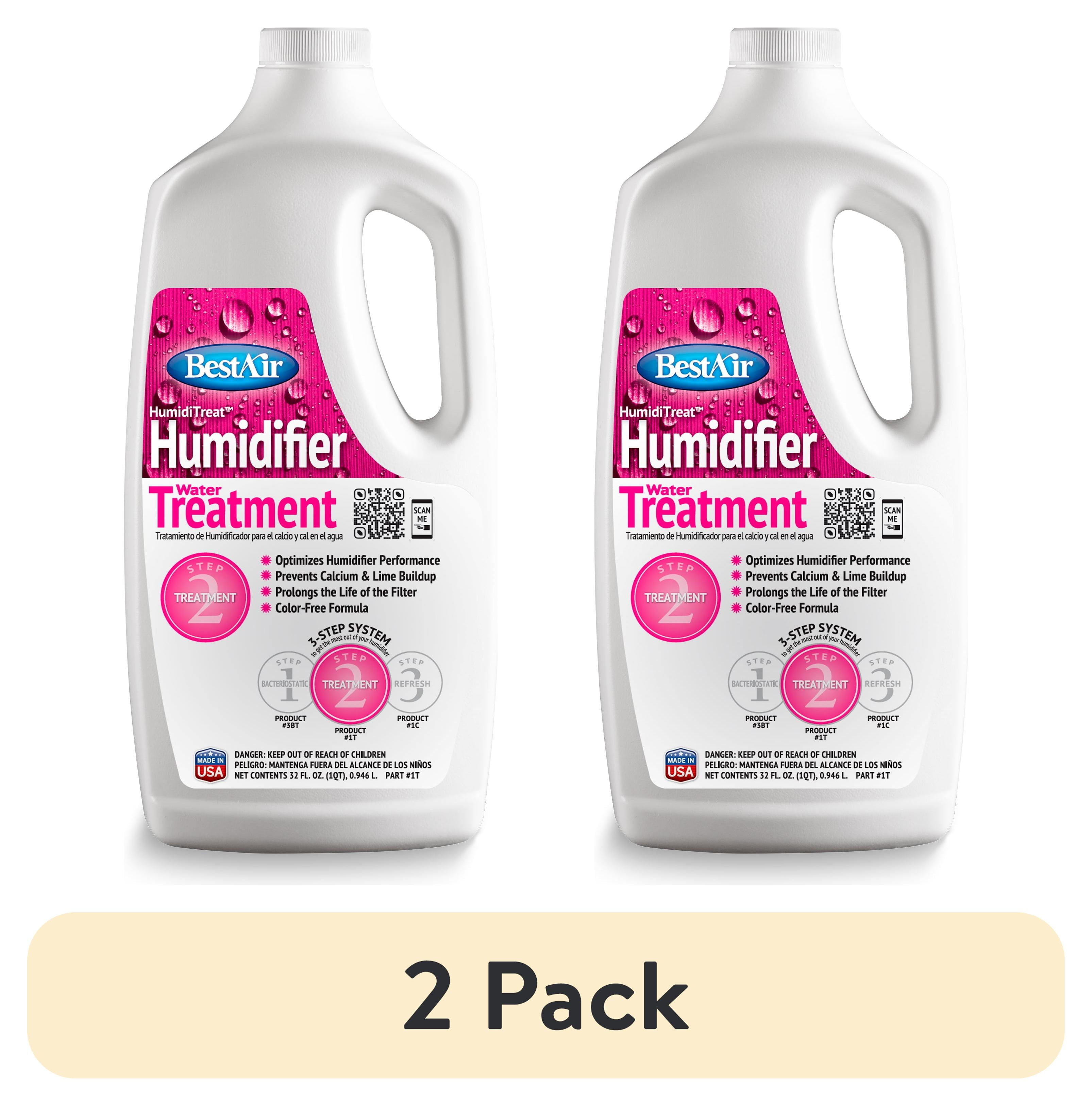 (2 pack) BestAir® 1T HumidiTreat™ Extra Strength Humidifier Water ...