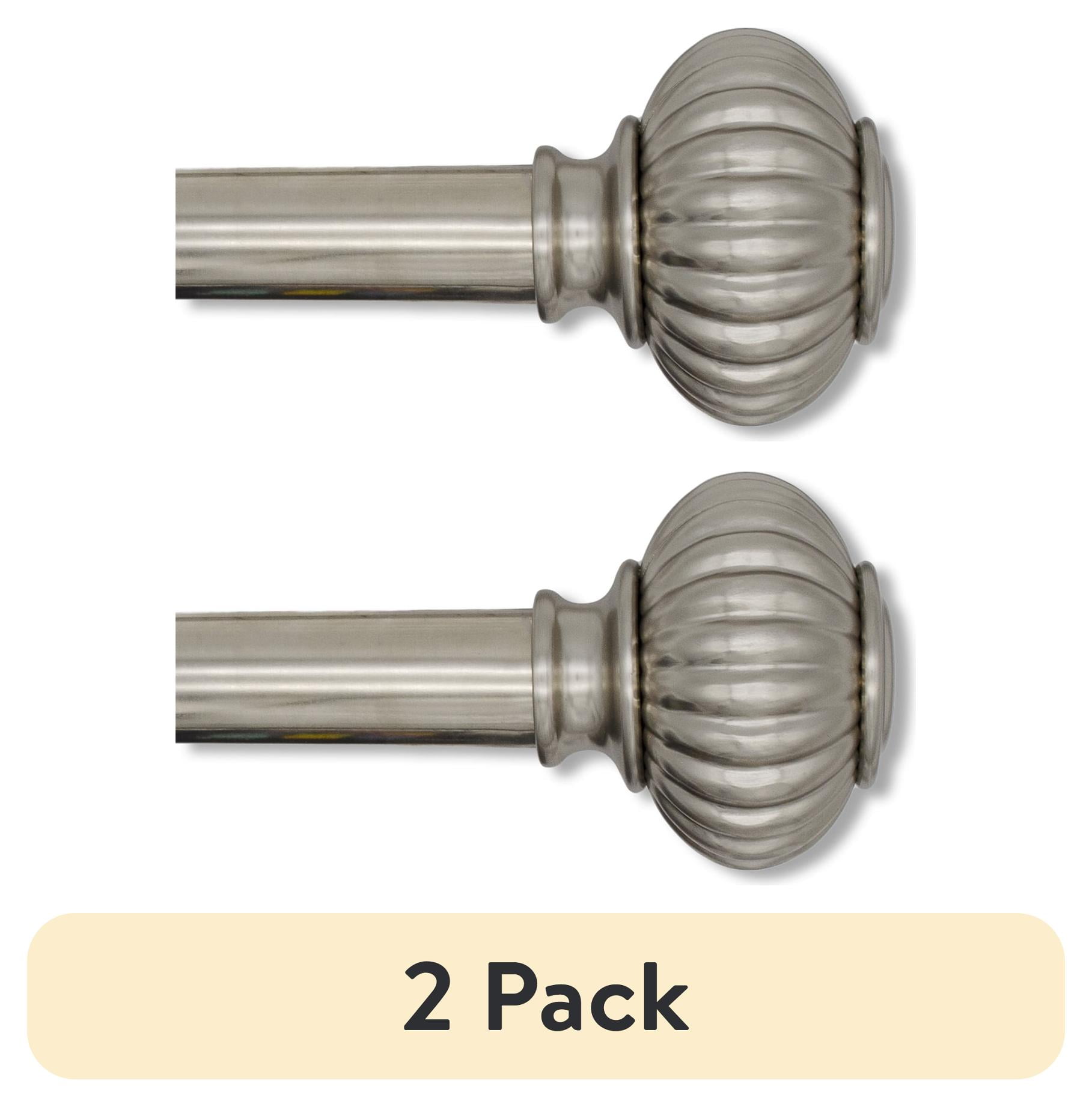 (2 pack) Better Homes & Gardens 1" Plated Brushed Nickel Knob, Single ...