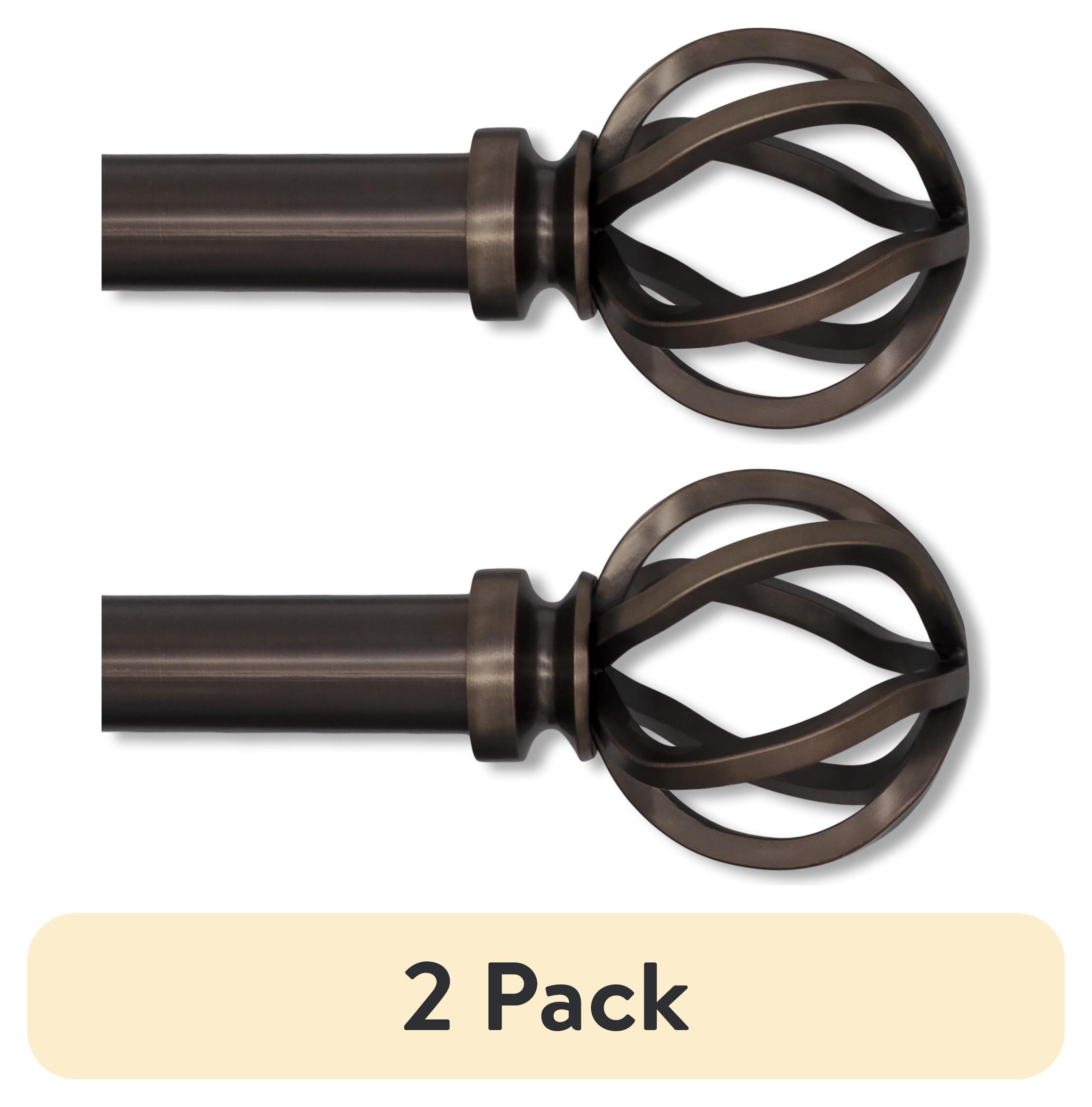 (2 pack) Better Homes & Gardens 1" Plated Oil Rubbed Bronze Cage,42 ...