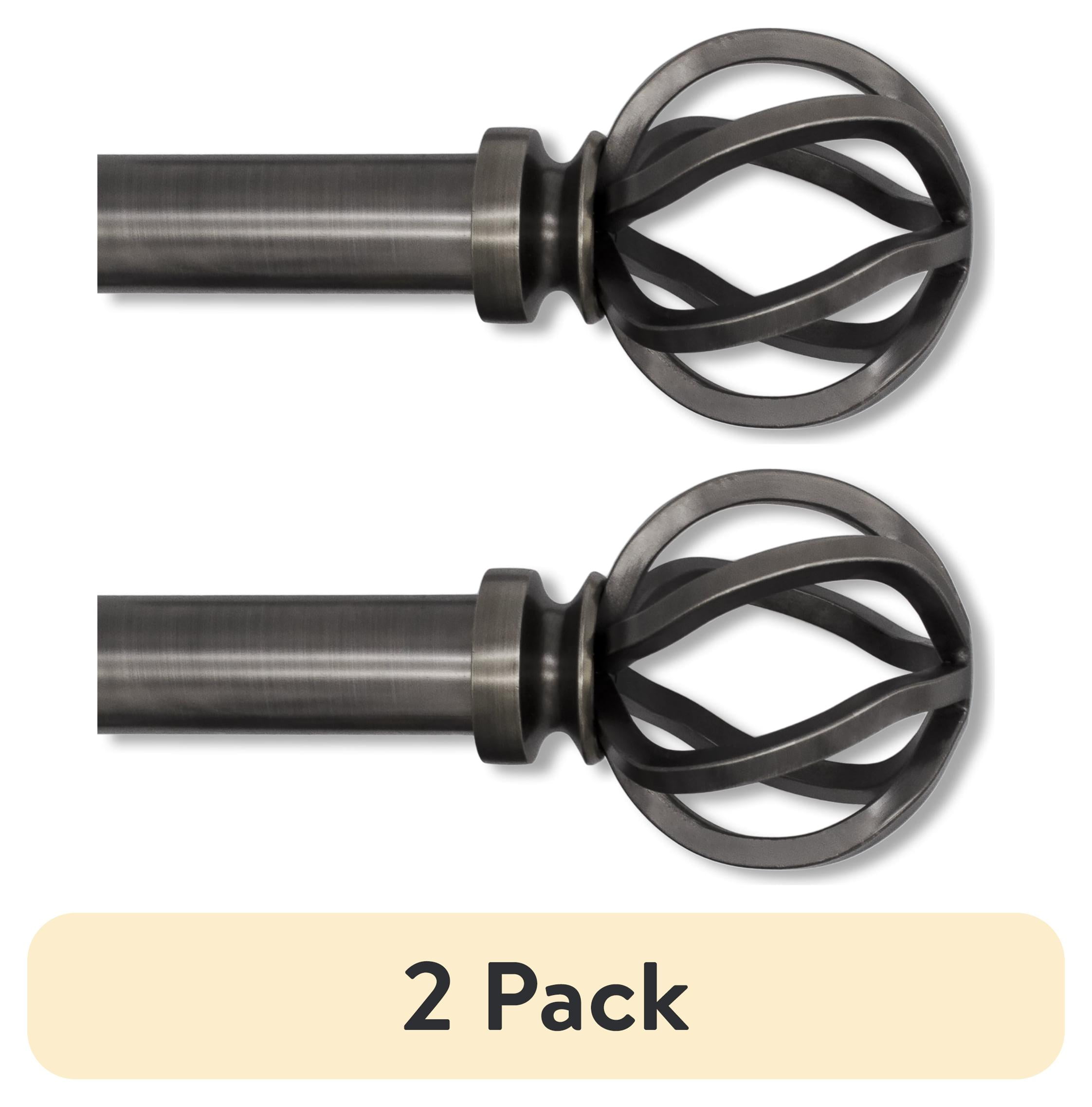 (2 pack) Better Homes & Gardens 1" Plated Pewter Cage, 120-180", Single ...