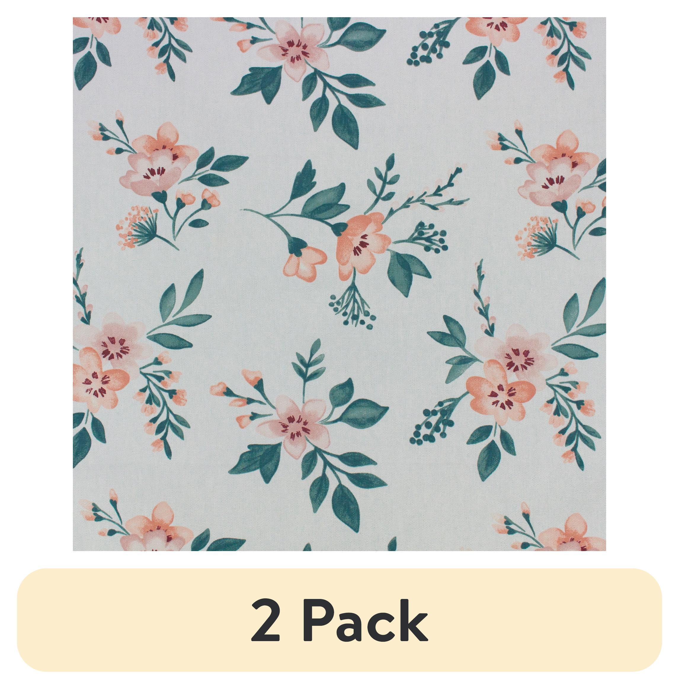 (2 pack) Better Homes & Gardens 100% Cotton, 54" Width with Color ...