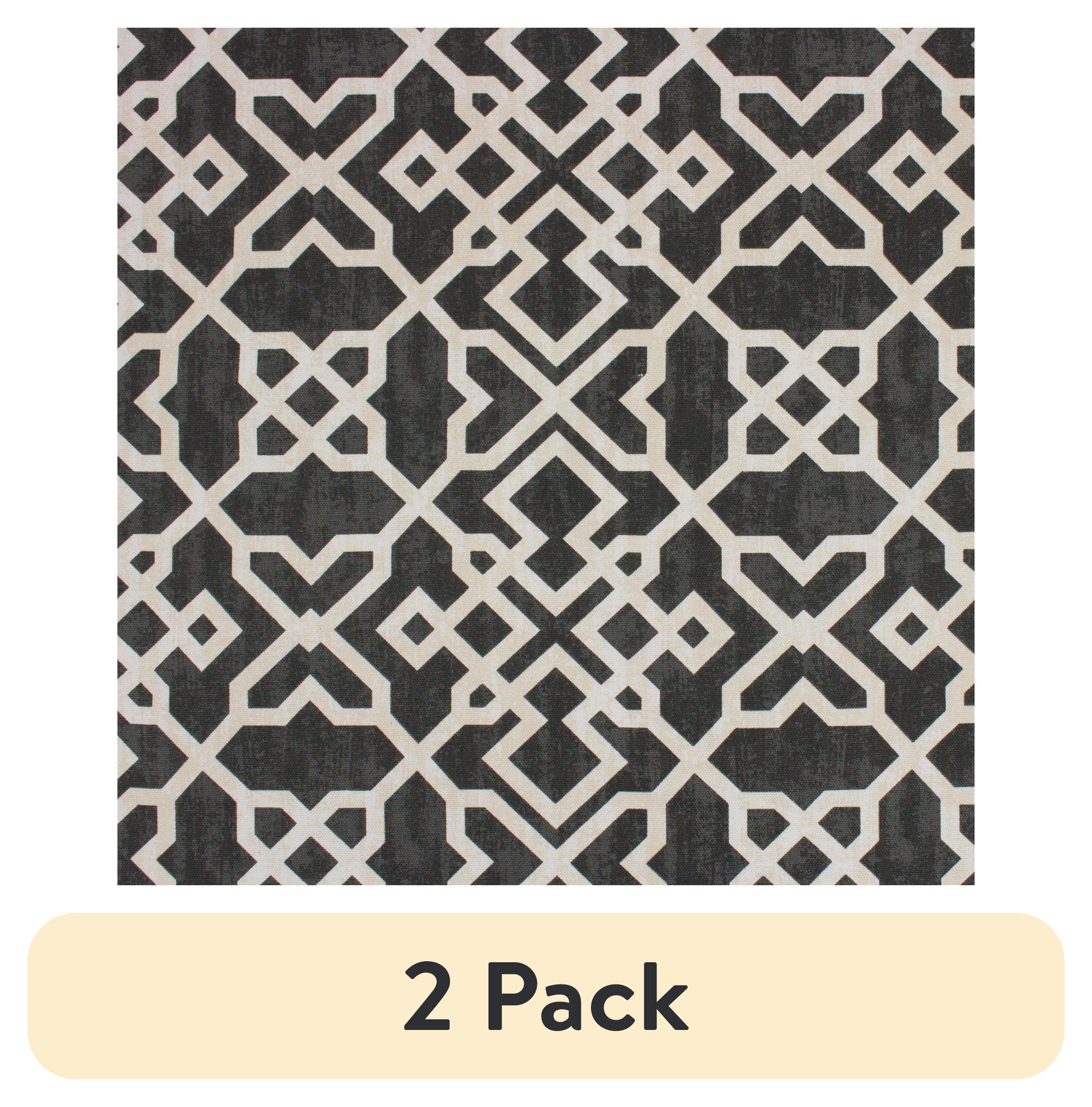(2 pack) Better Homes & Gardens 100% Cotton Trellis Black, 2 Yard Precut Fabric - Walmart.com
