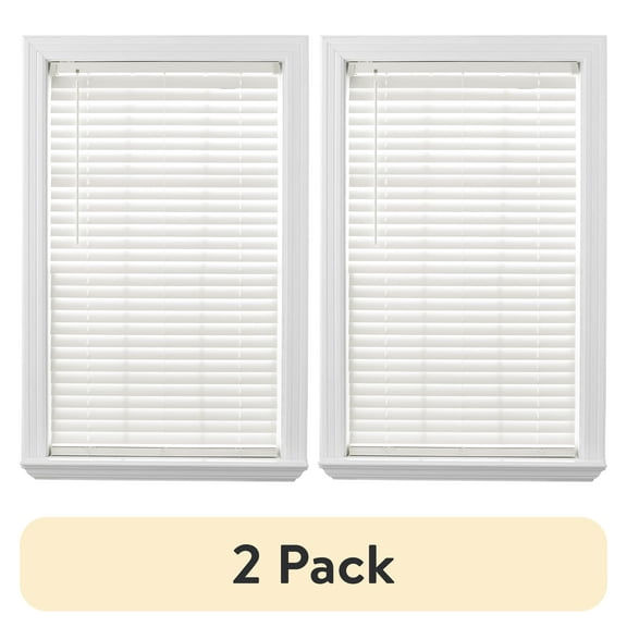 Safe Styles UBJ69X48WT 2 in. Cordless Faux Wood Blind, White - 69 x 48 ...