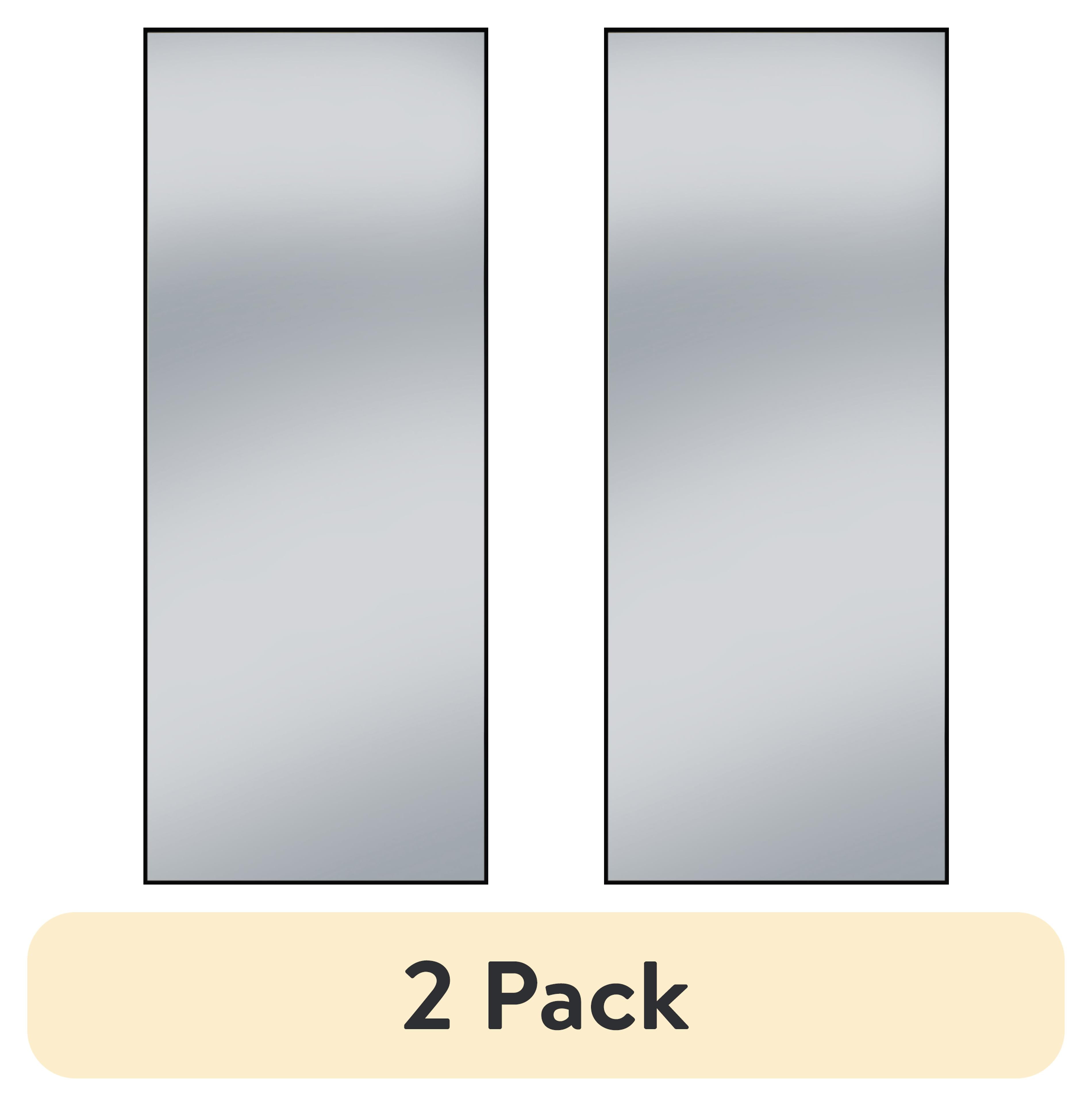 Better Homes & Gardens 27x70 Rectangular Black Finish Modern Mirror (2 ...