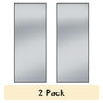 Better Homes & Gardens 27x70 Rectangular Black Finish Modern Mirror (2 ...
