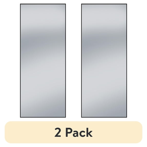 Better Homes & Gardens 27x70 Rectangular Black Finish Modern Mirror (2 ...