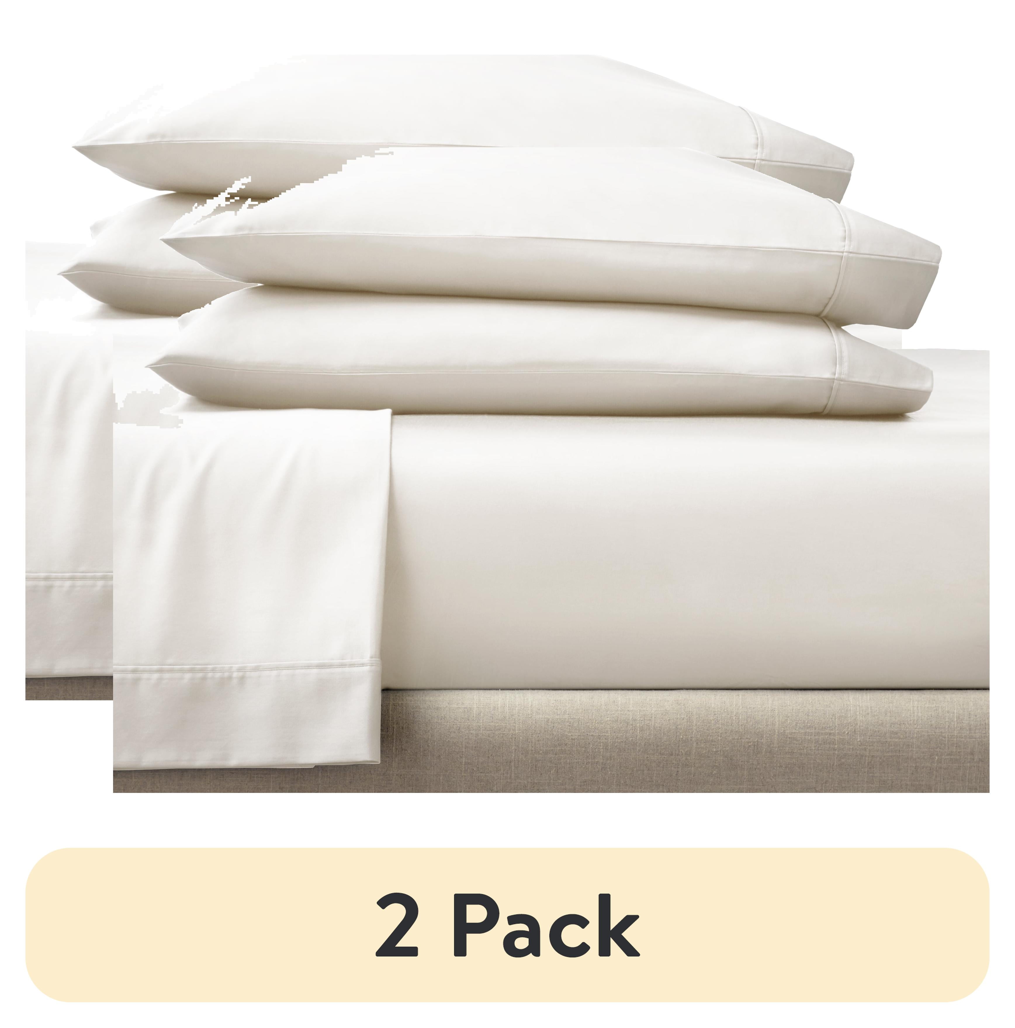 (2 pack) Better Homes & Gardens 3-Piece 300 Thread Count Vanilla Dream ...