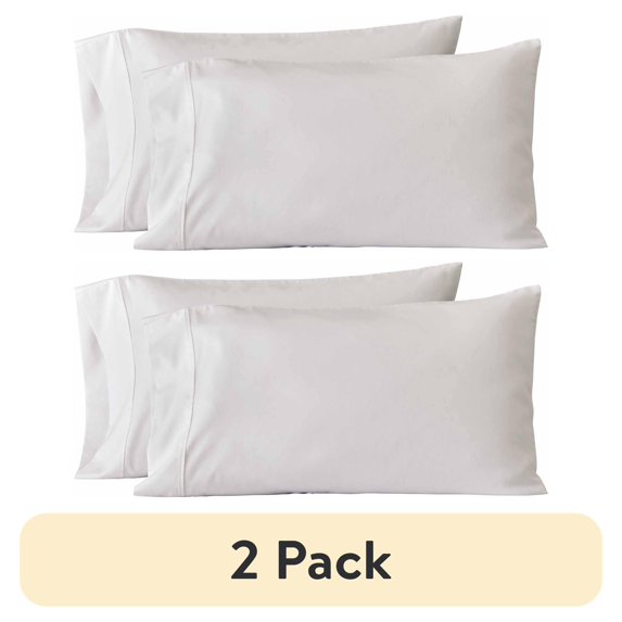 300 Thread Count Cotton Pillowcase Set - Walmart.com