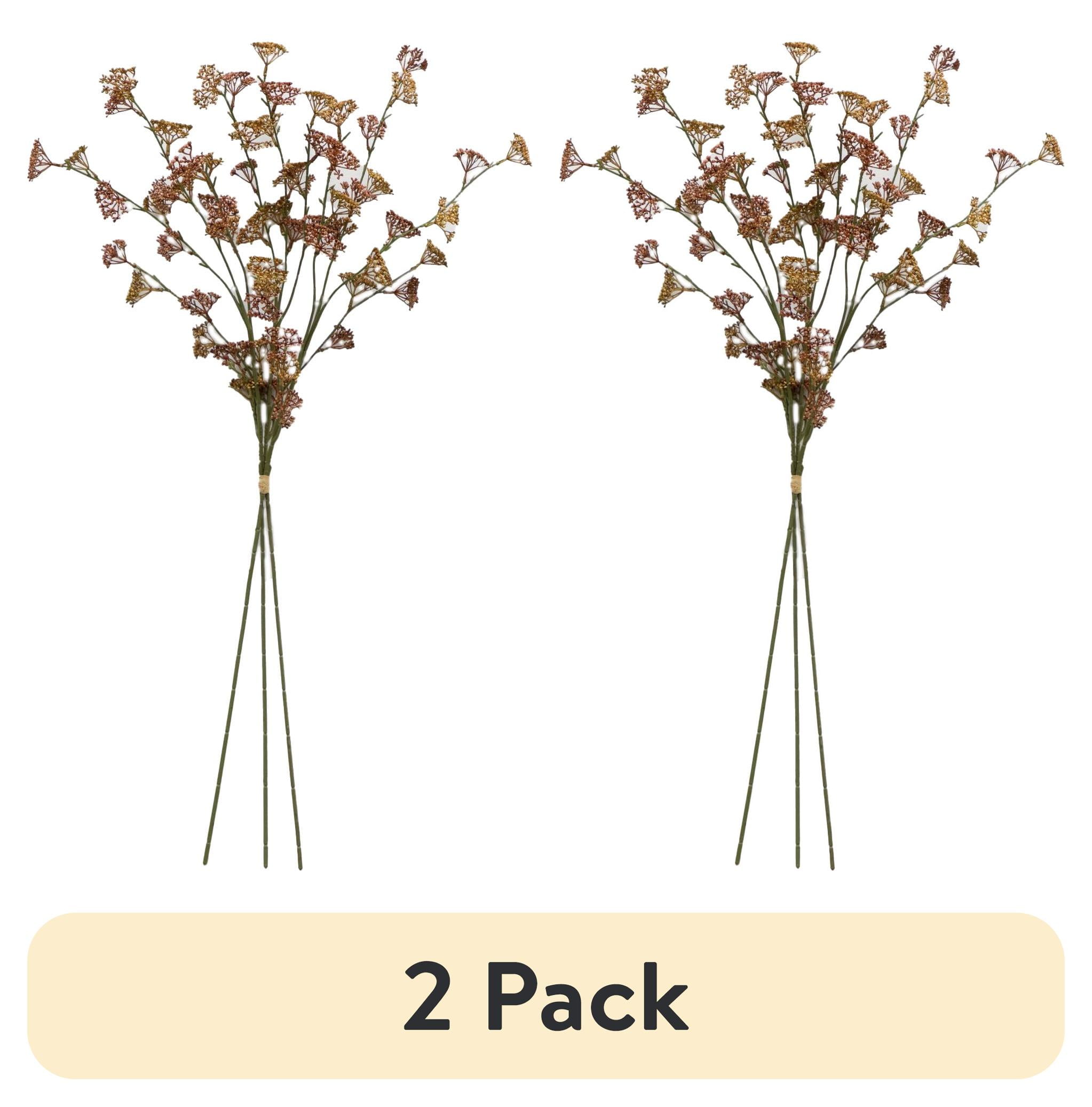 (2 pack) Better Homes & Gardens 33"H Artificial Indoor Dried Rice Stems ...