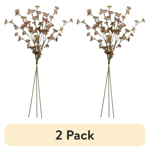 (2 pack) Better Homes & Gardens 33"H Artificial Indoor Dried Rice Stems ...