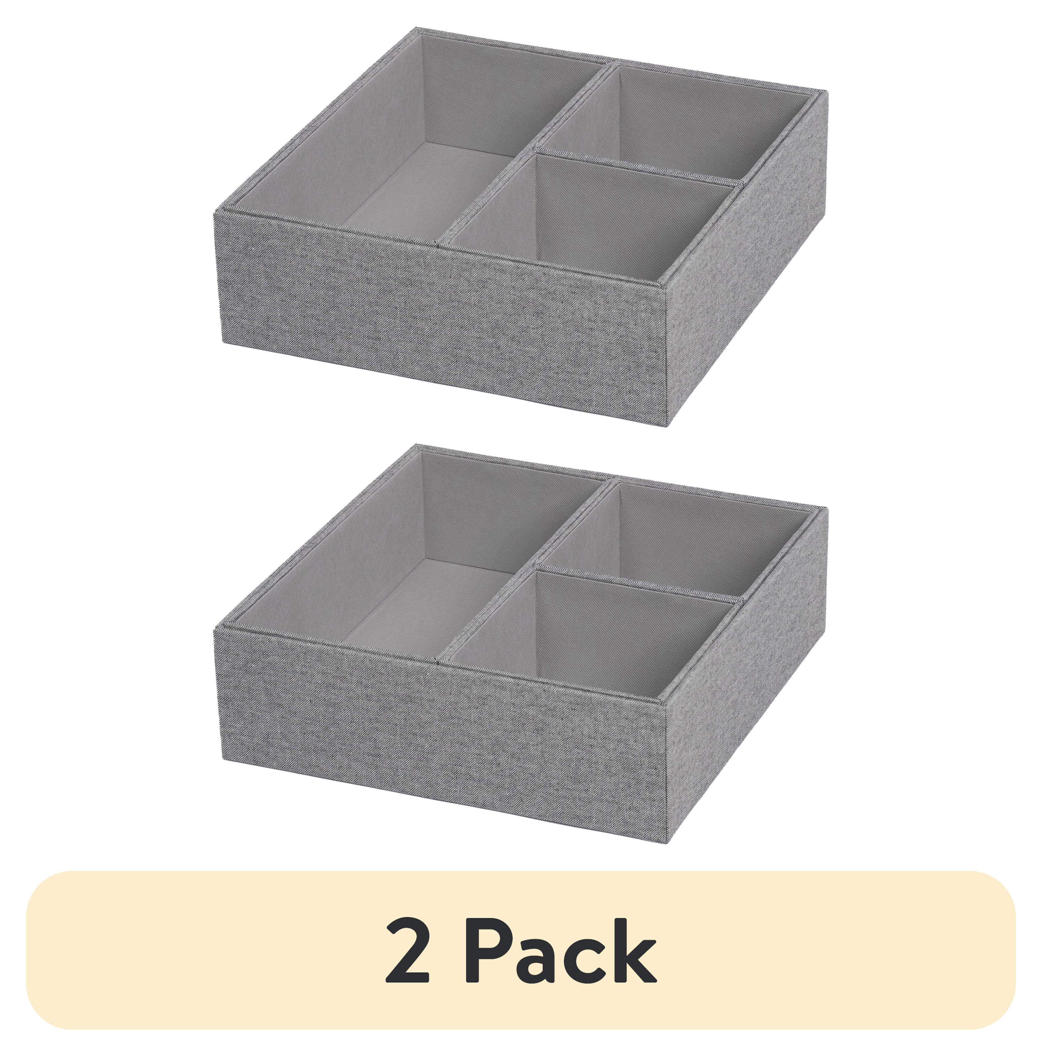 (2 pack) Better Homes & Gardens 4-Piece Hard-Sided Drawer Adult ...