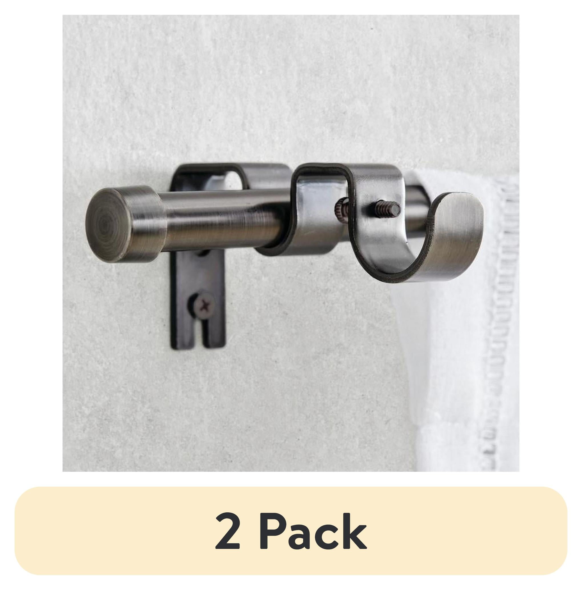 (2 pack) Better Homes & Gardens 5/8" Plated Pewter Adjustable Add on ...