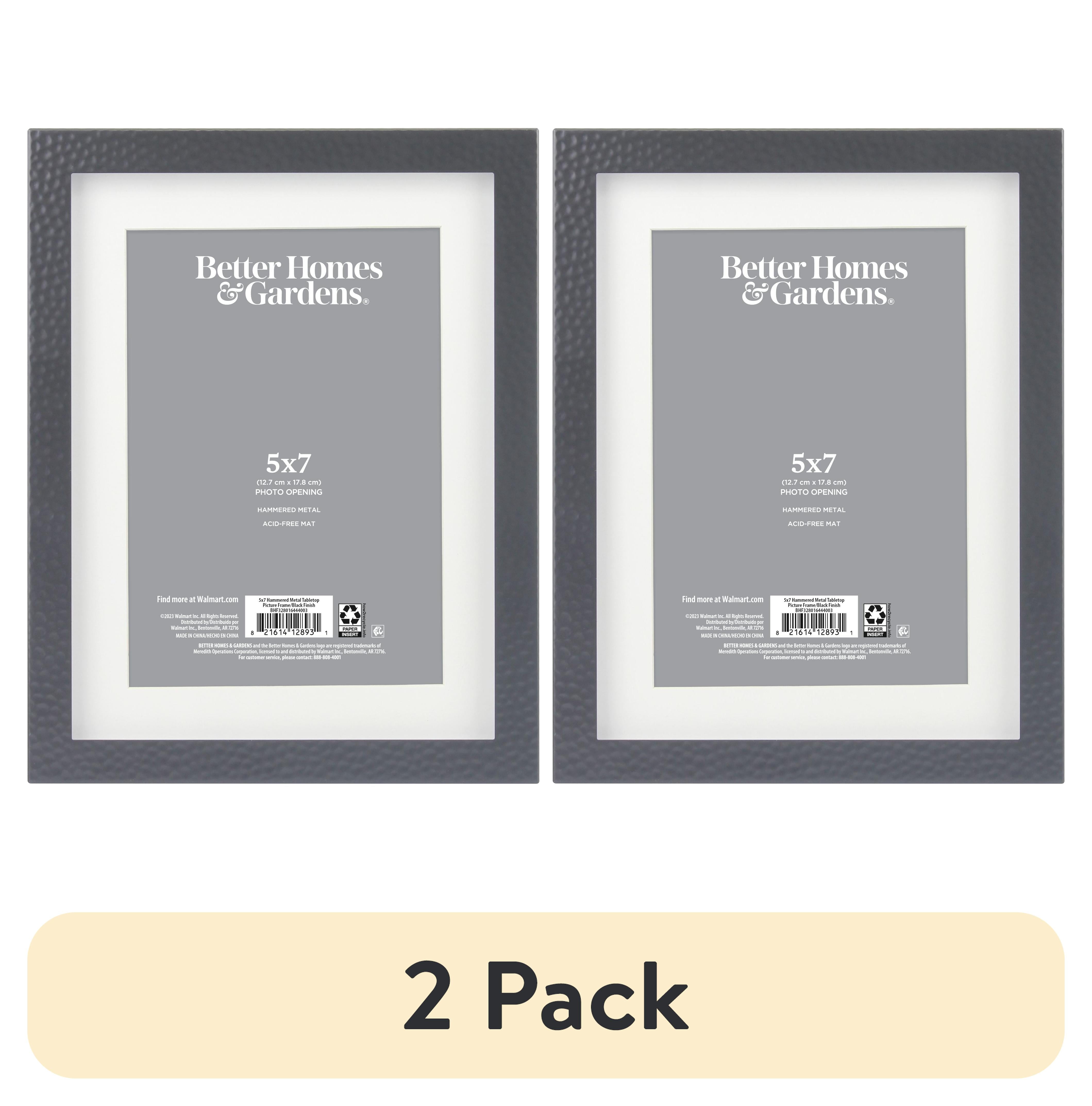 Better Homes & Gardens 7x9 Matted to 5x7 Metal Picture Frame - Walmart.com