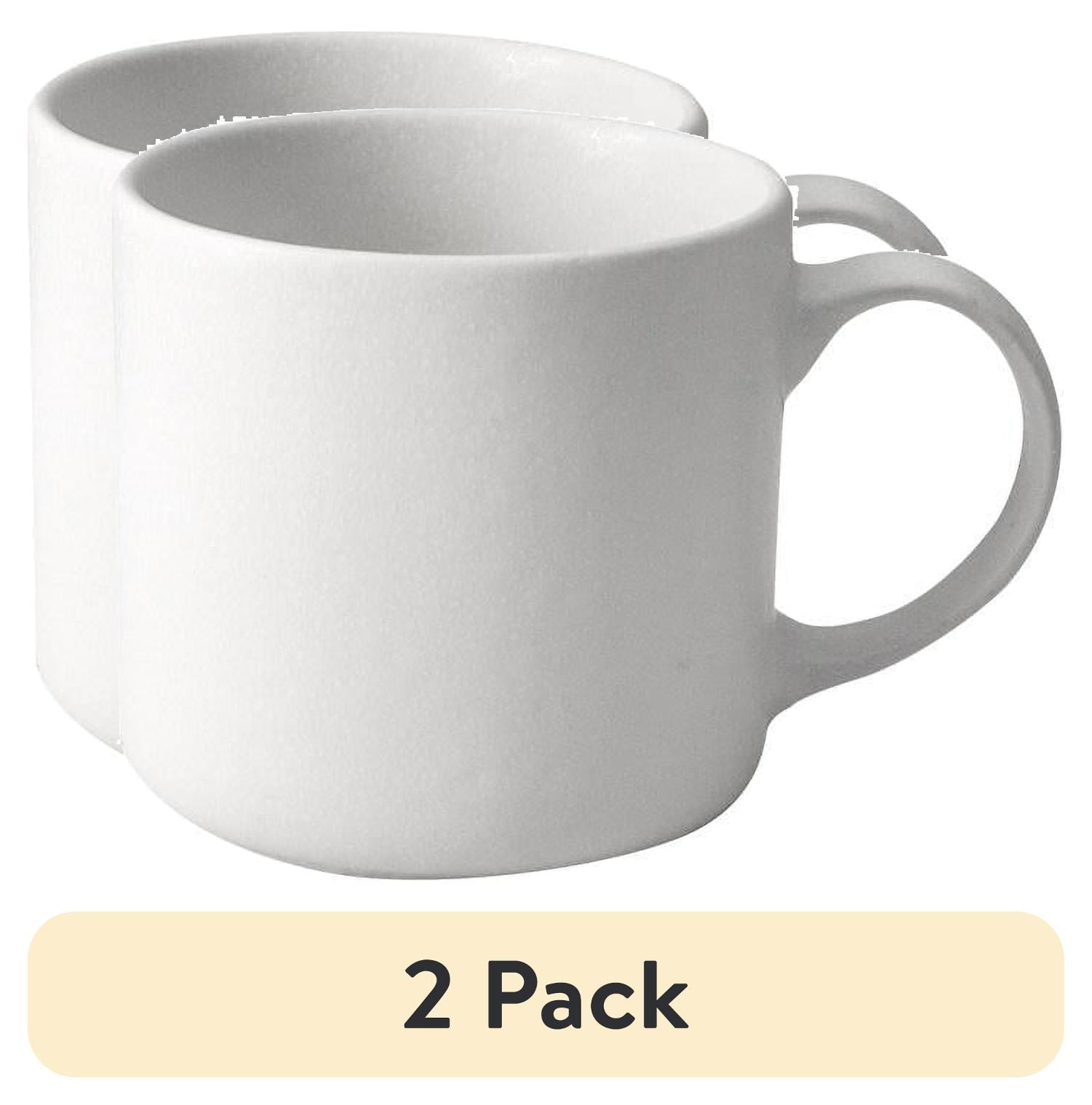 (2 pack) Better Homes & Gardens Anderson Cream Stoneware Mug - Walmart.com