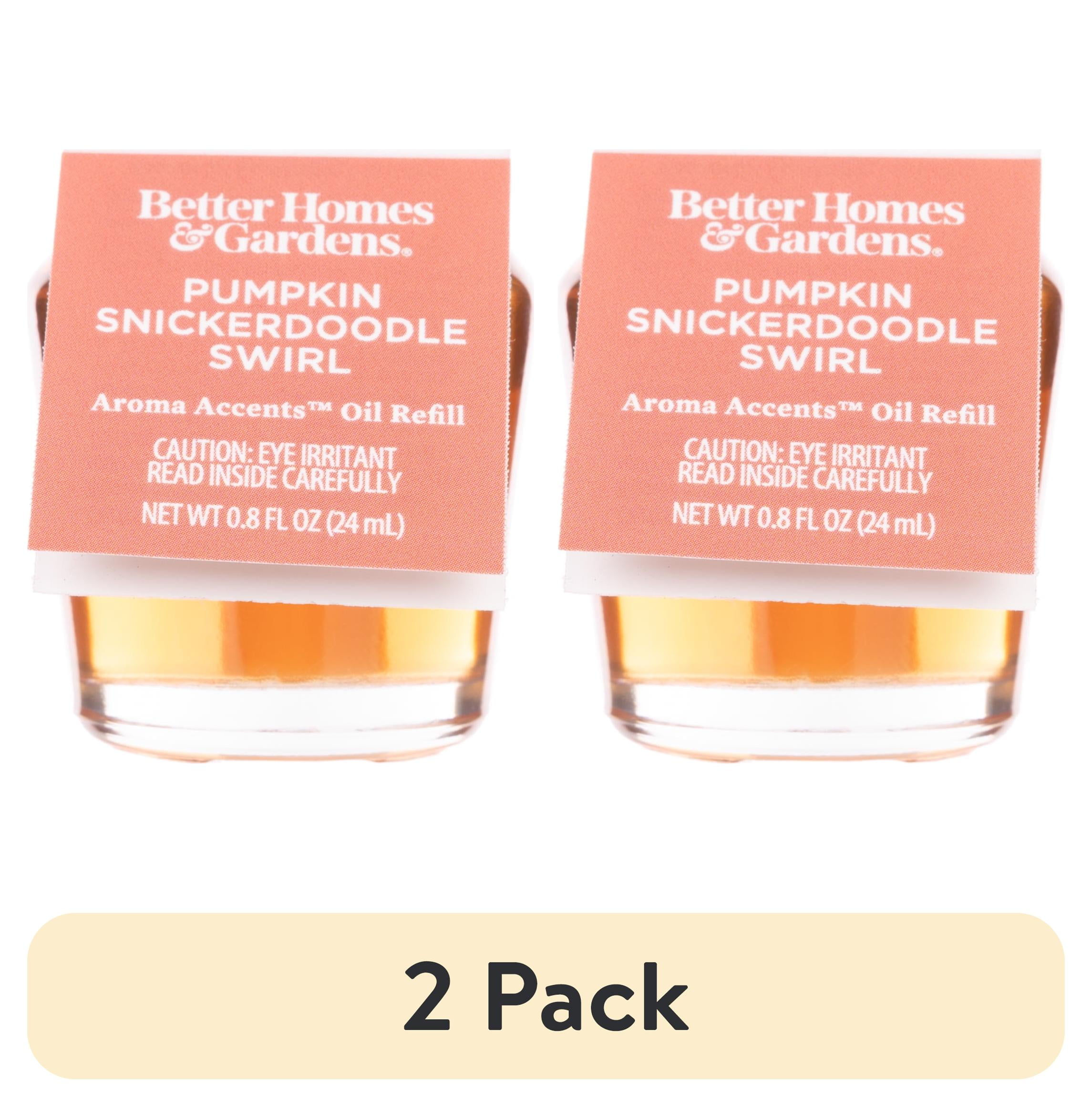 (2 pack) Better Homes & Gardens Aroma Accents Oil Refill, 24 mL ...