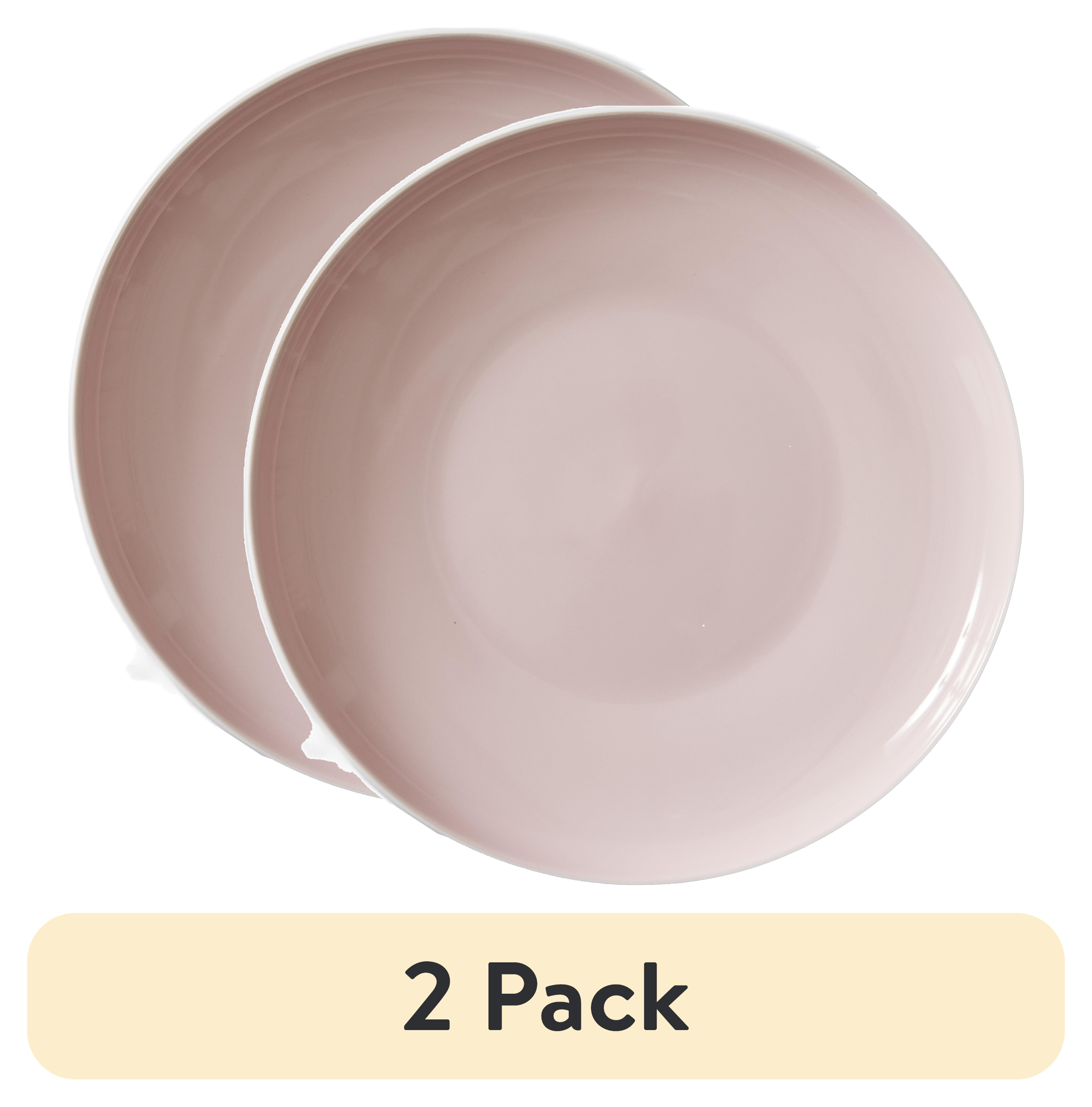 (2 pack) Better Homes & Gardens Blush Vivian Stoneware Dinner Plate ...