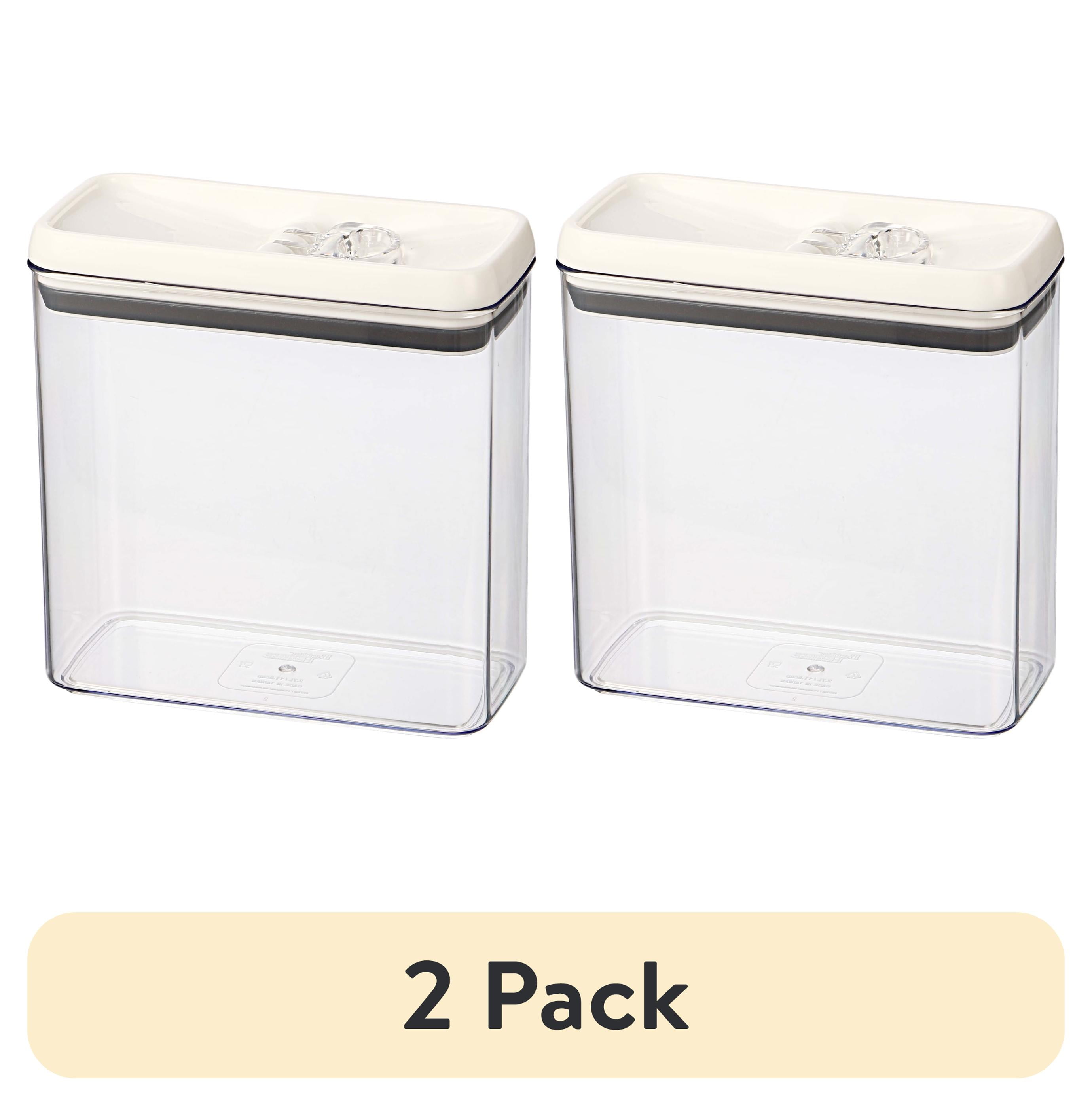 (2 pack) Better Homes & Gardens Canister - 11.1 Cup Flip-Tite ...