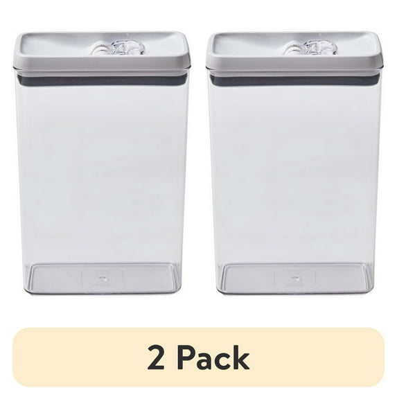 (2 pack) Better Homes & Gardens Canister - 17.3 Cup Flip-Tite ...