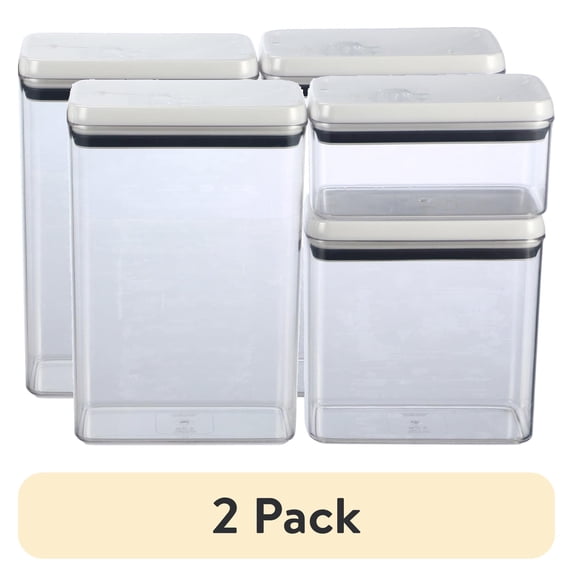 Flip-Tite Food Storage Containers - BPA-Free, Stackable, Dishwasher ...
