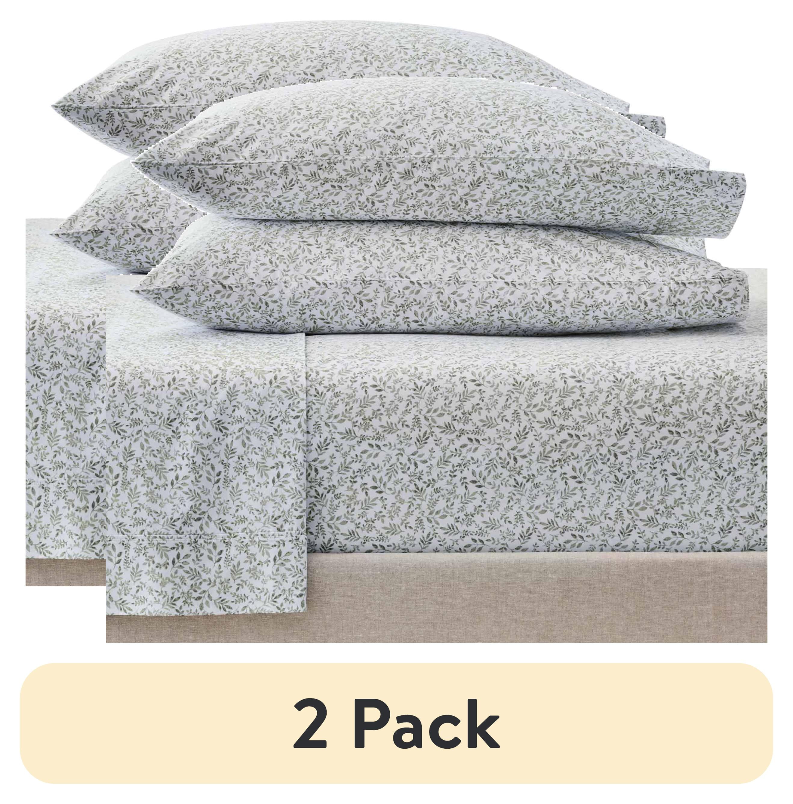 300 Thread Count Cotton Percale Sheet Set - Twin - Walmart.com
