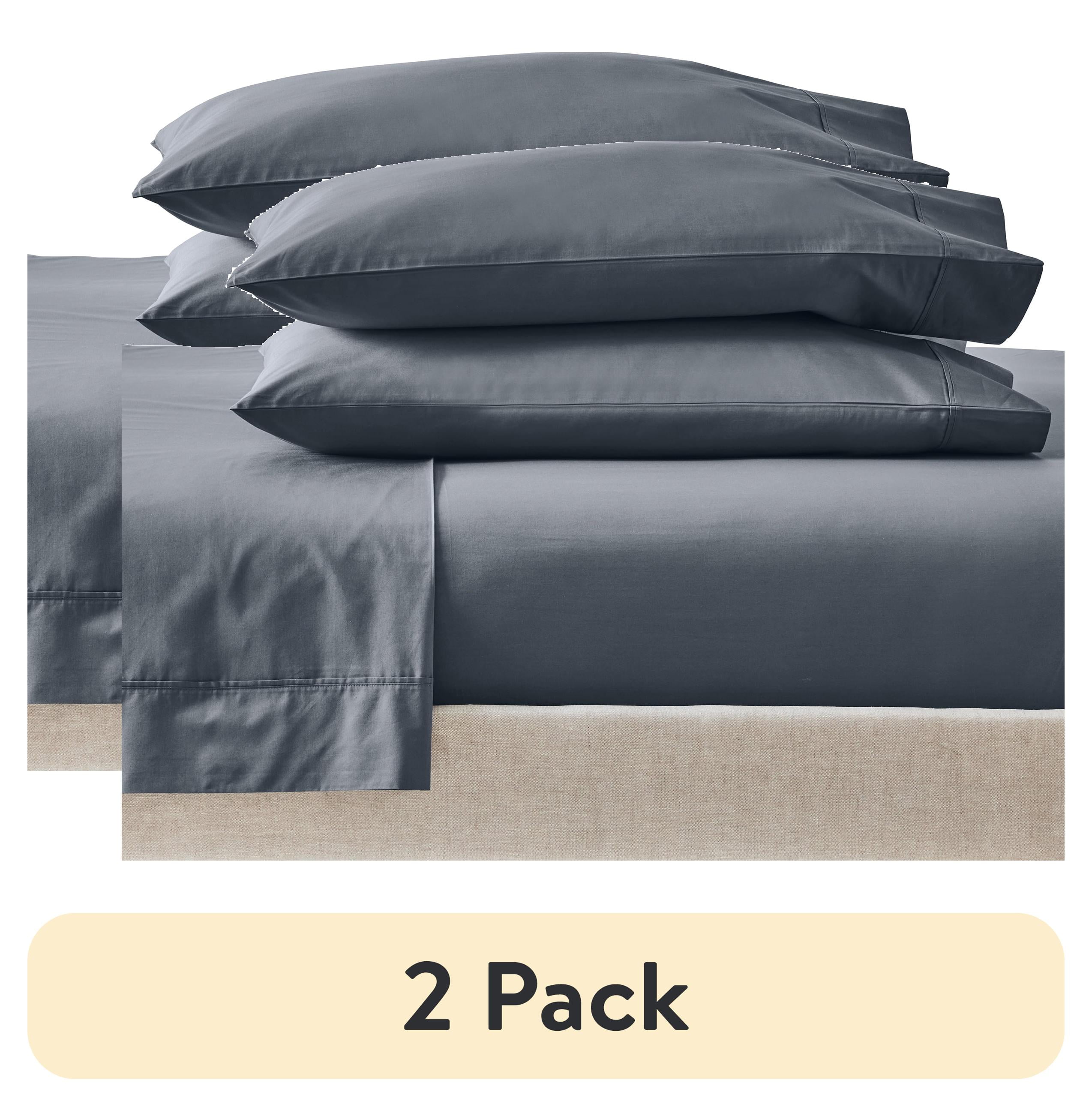 (2 pack) Better Homes & Gardens Cool & Crisp 4-Piece 300 Thread Count ...
