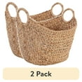 (2 pack) Better Homes & Gardens Extra Large Natural Woven Water ...