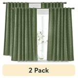 (2 pack) Better Homes & Gardens Jacquard Velvet Blackout Curtain Rod ...