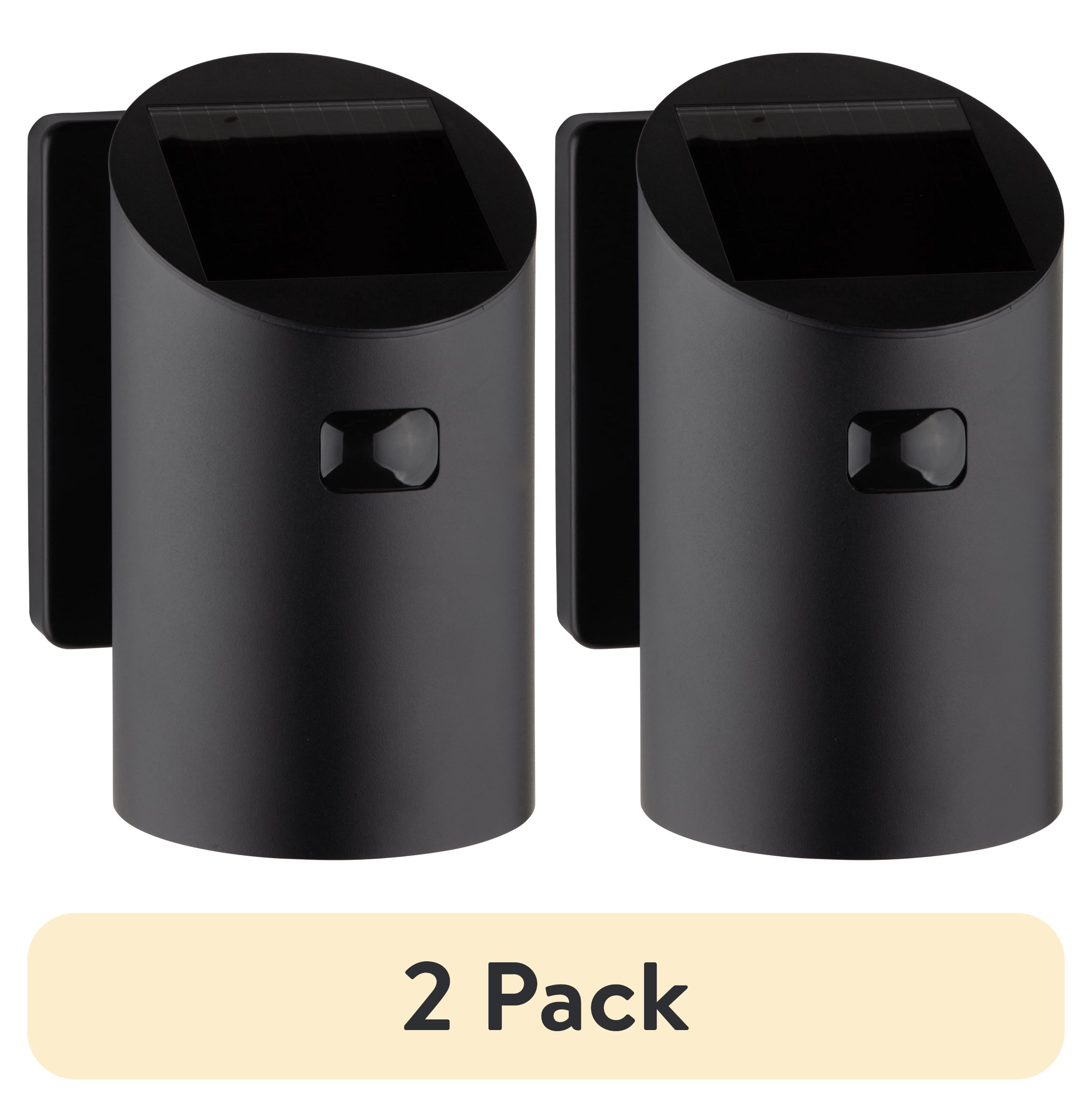 (2 pack) Better Homes & Gardens LED Solar Dusk to Dawn Motion Sensor ...