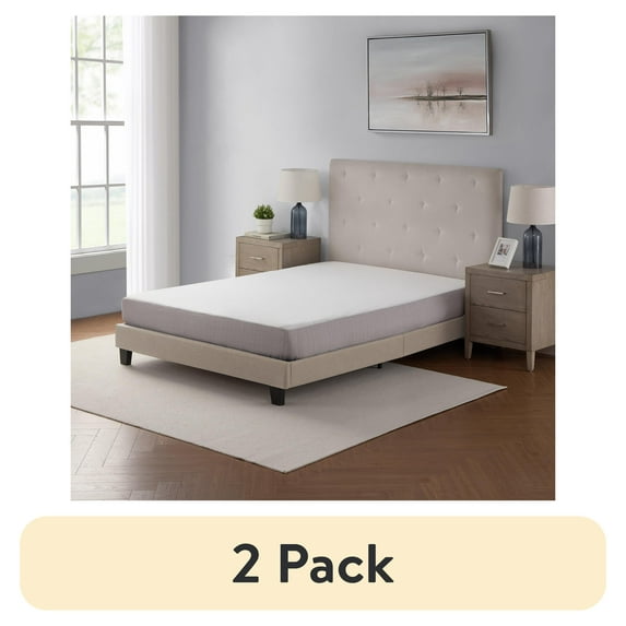 (2 pack) Better Homes & Gardens Matelasse Box Spring Cover, Grey, King ...