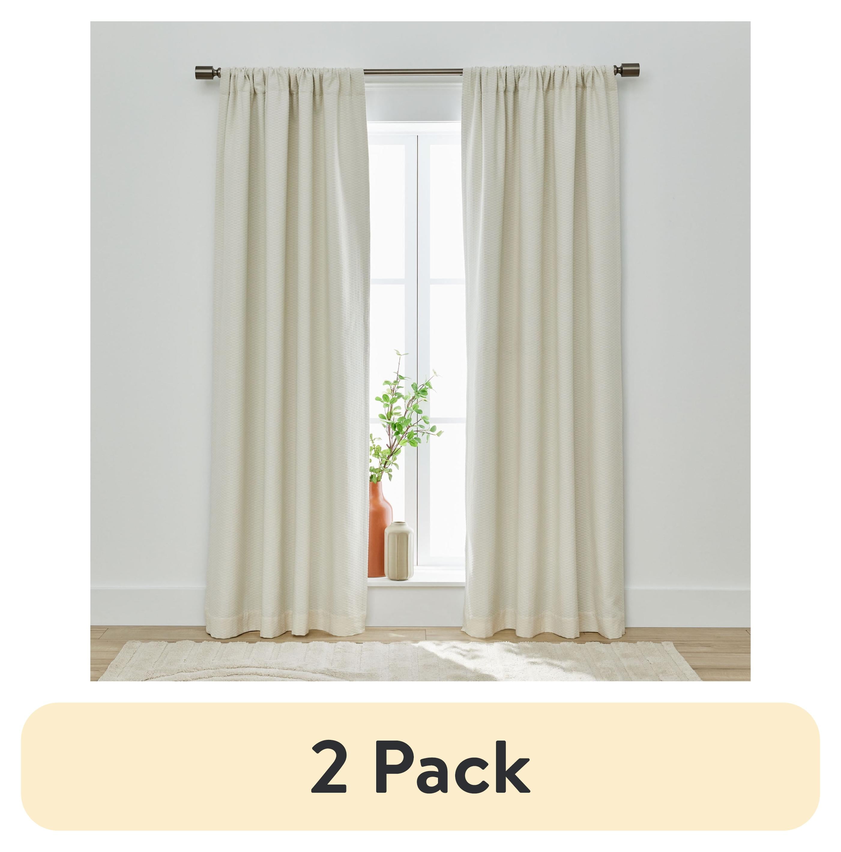 (2 pack) Better Homes & Gardens Micro Geo Blackout Woven Ladder Single ...