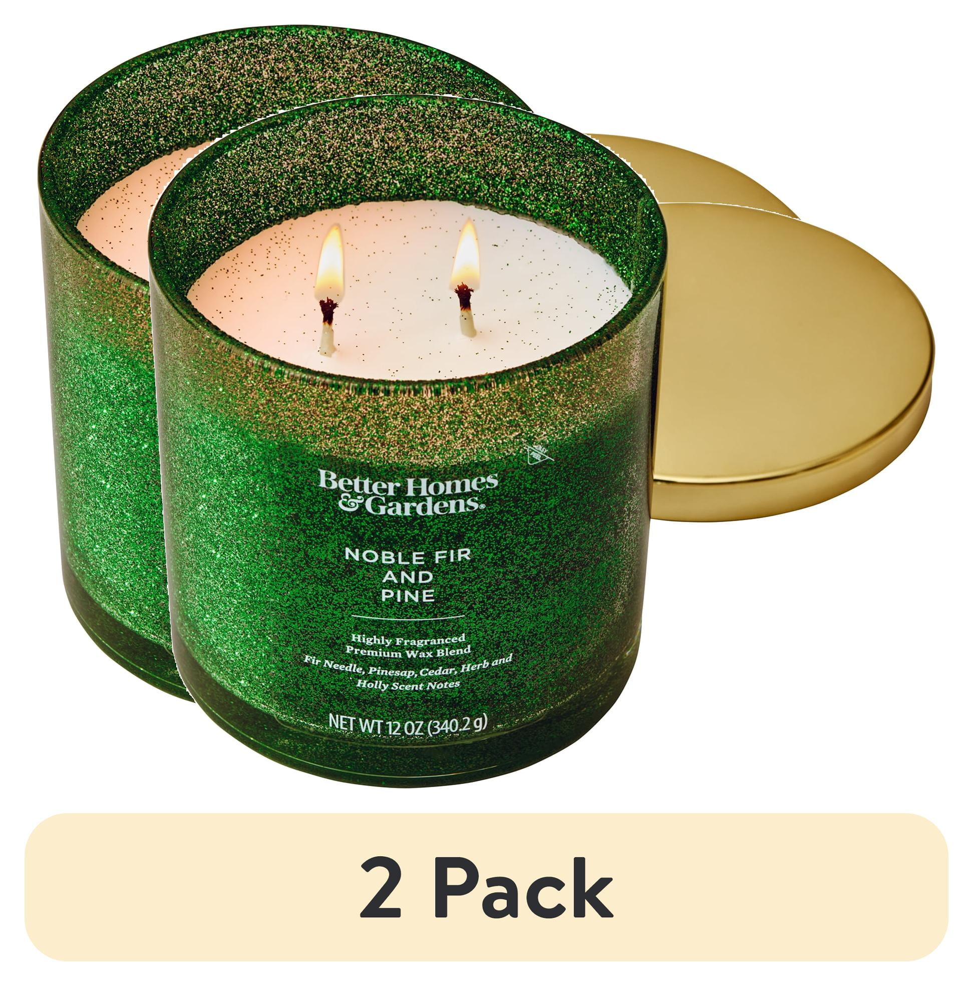 (2 pack) Better Homes & Gardens Noble Fir and Pine Scented 2 Wick ...