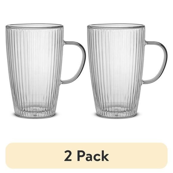 clear glass mugs with handles