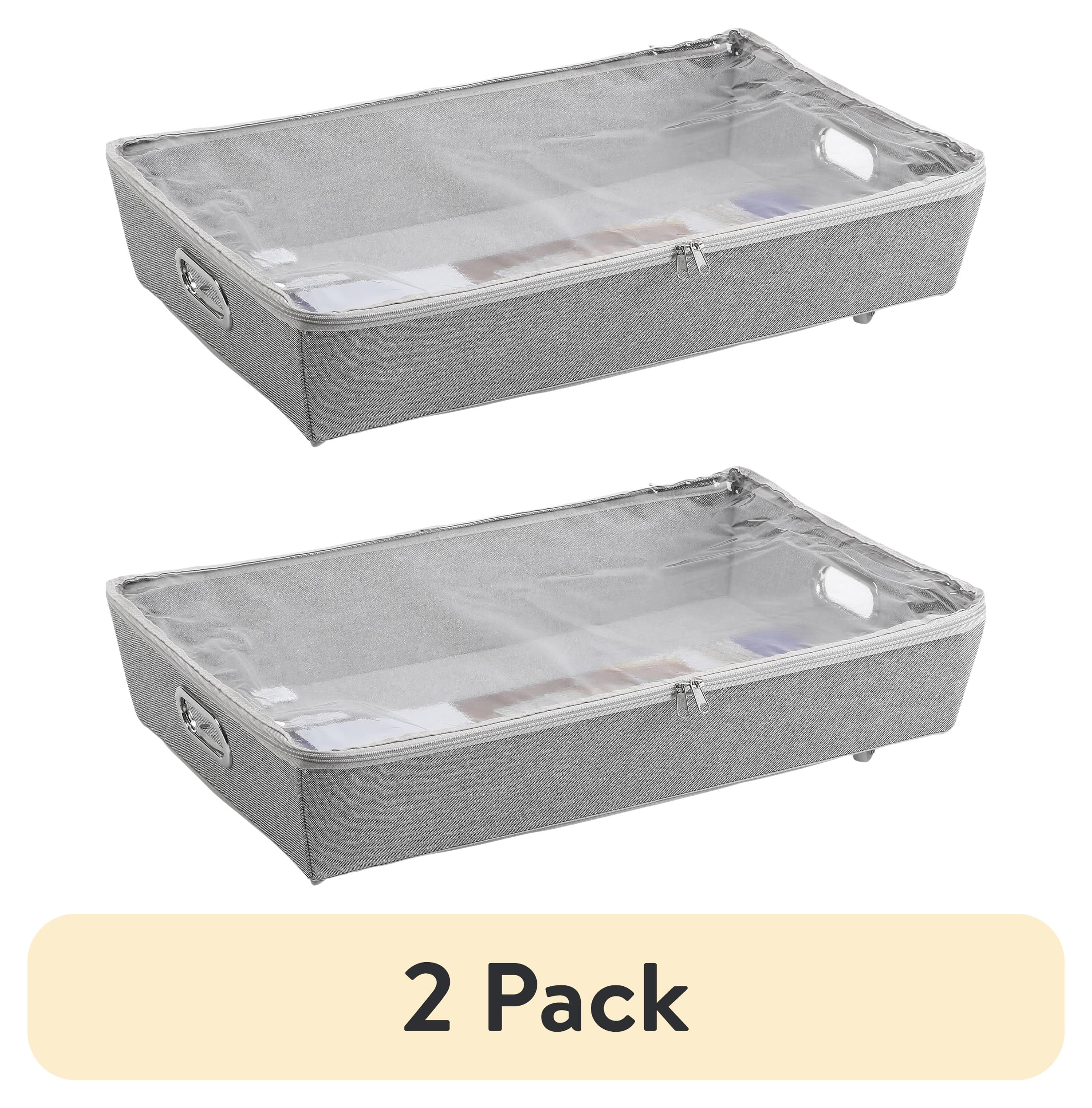 (2 pack) Better Homes & Gardens Rolling Polyester & Cotton Under Bed ...