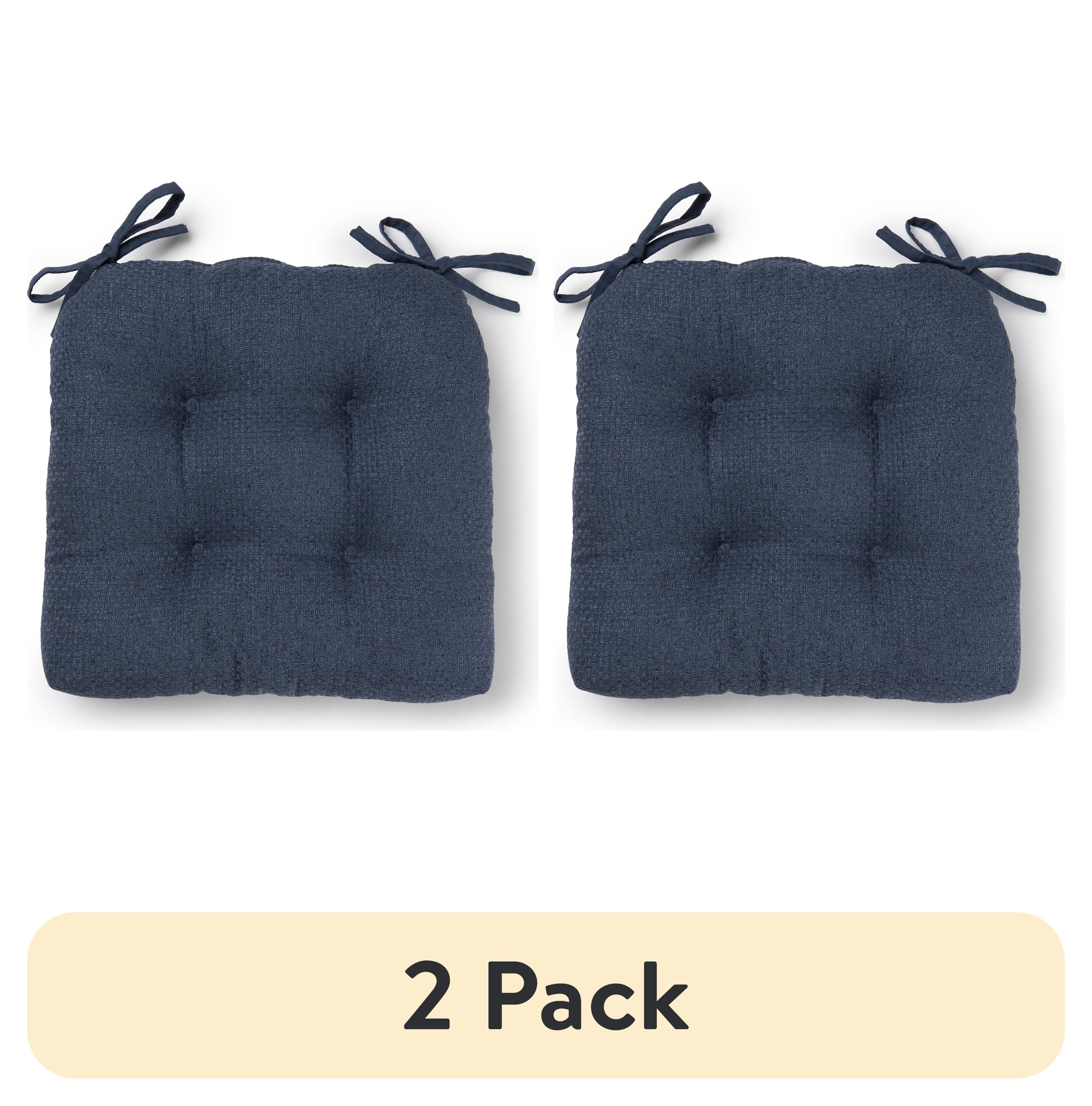 (2 pack) Better Homes & Gardens Shredded Memory Foam Chair Cushion, 16 ...