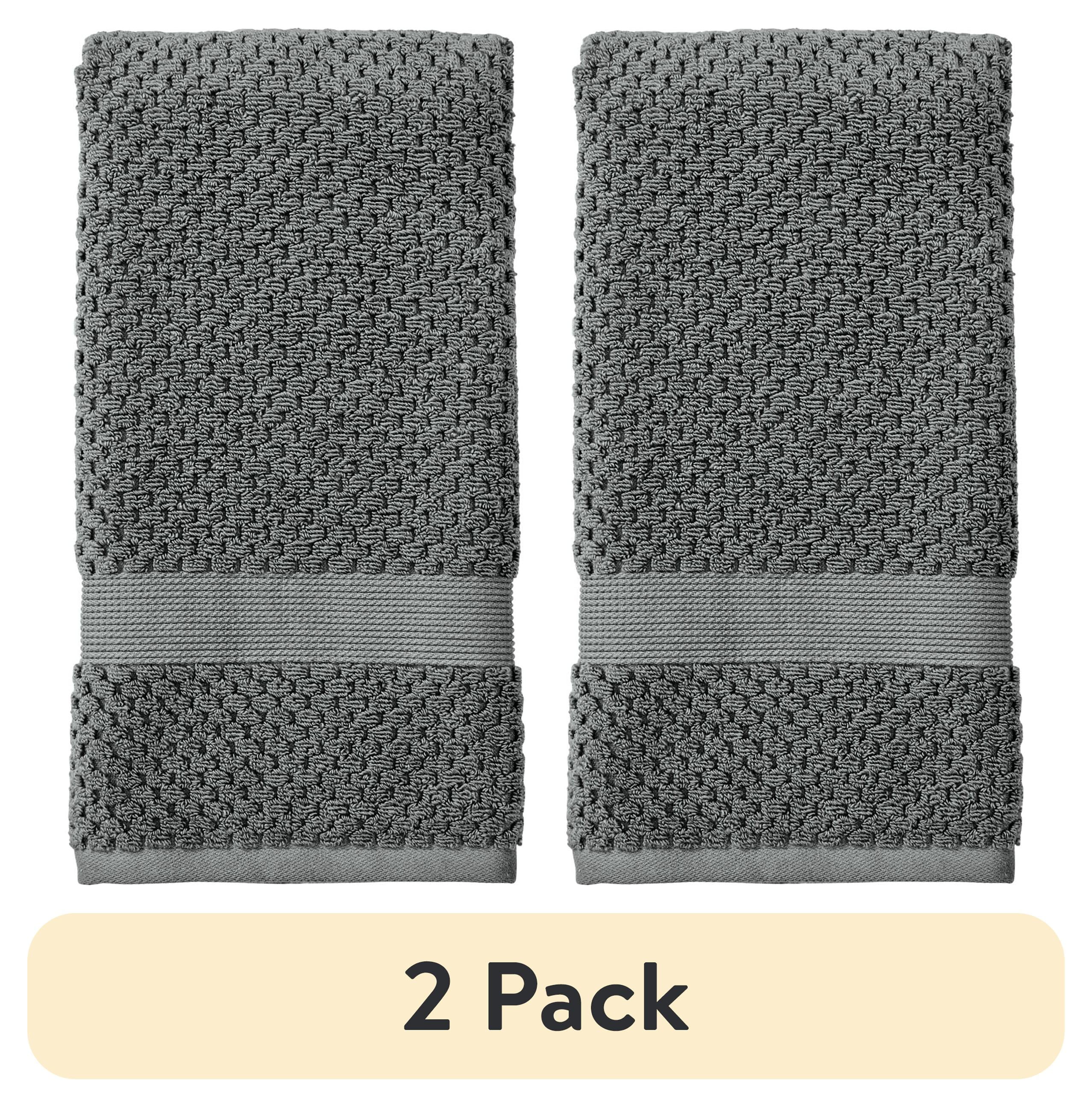 (2 pack) Better Homes & Gardens Signature Soft Popcorn Texture Hand ...