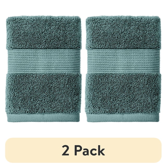 Better Homes & Gardens Signature Soft Washcloth 2 Pack Nimbus Blue ...