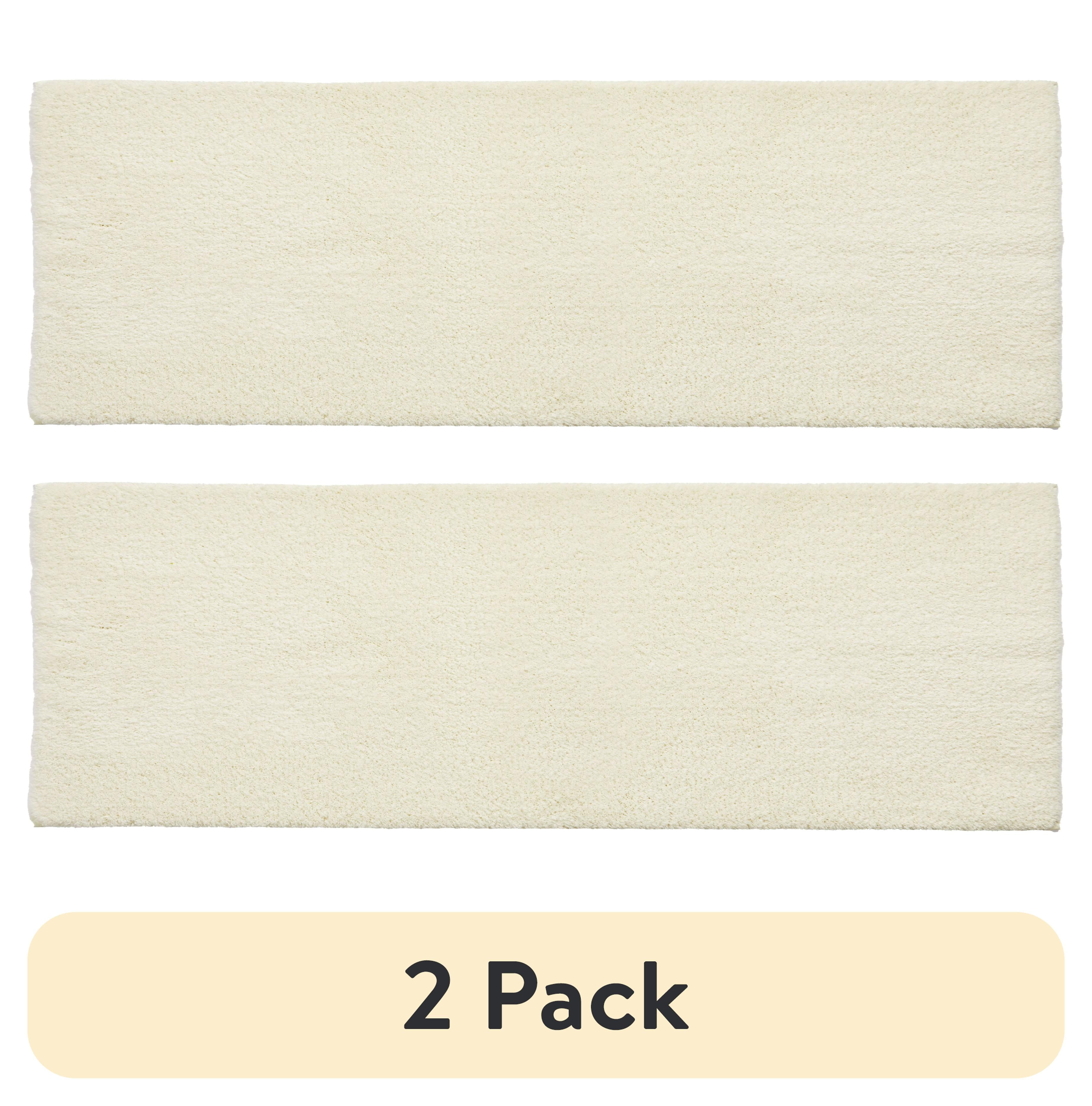 (2 pack) Better Homes & Gardens Ultra Soft Polyester Bath Runner Rug ...
