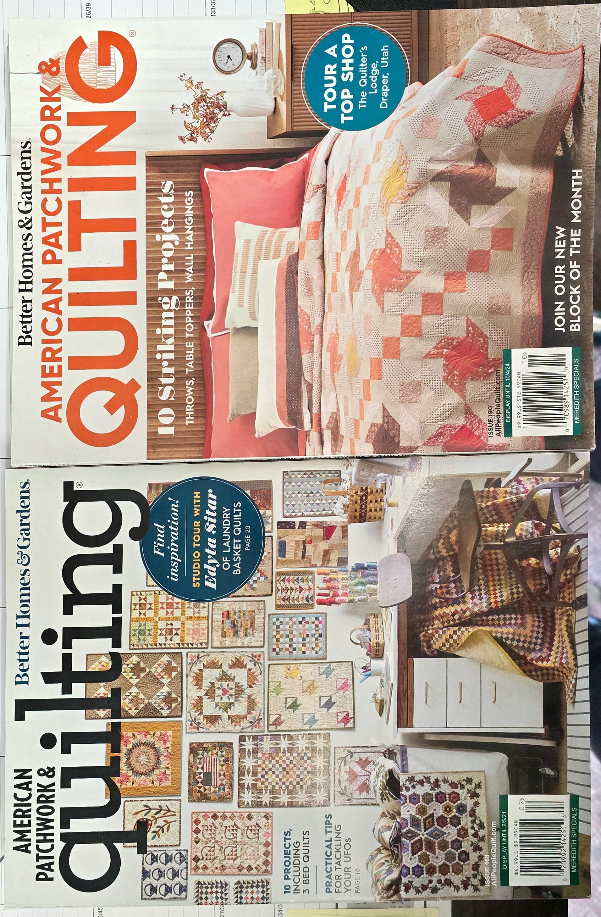 (2 pack) Better Homes and Gardens Magazines - American Patchwork ...